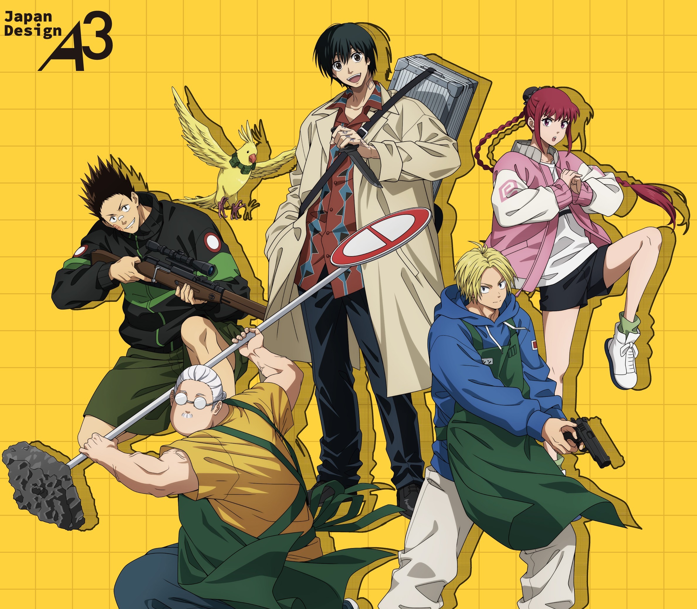 Download Anime Sakamoto Days HD Wallpaper