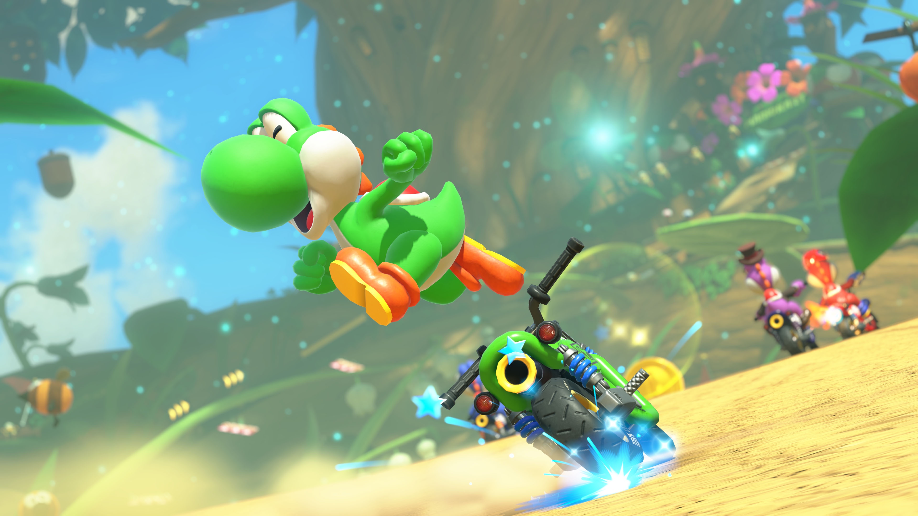 4K Ultra HD Mario Kart World Racing Wallpaper