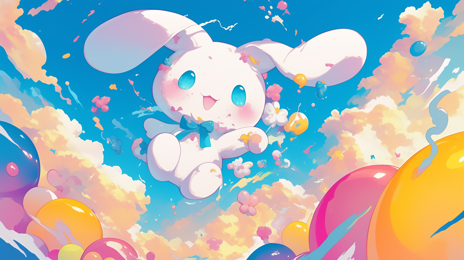 Cinnamoroll's Colorful Adventure - HD Wallpaper by patrika