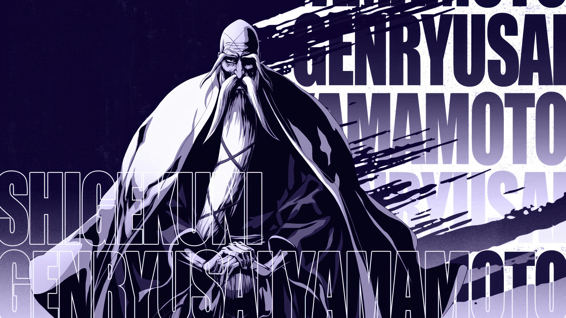 Download Bleach Genryūsai Shigekuni Yamamoto 4k Ultra HD Wallpaper