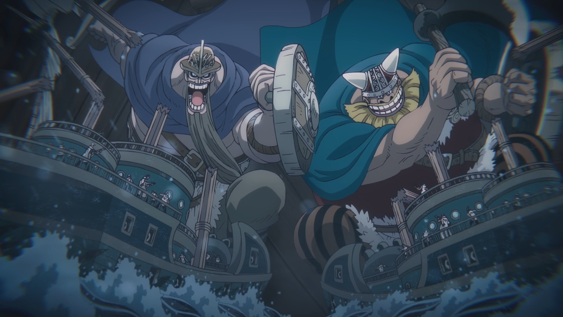 Giant Clash: Dorry & Brogy — One Piece HD Wallpaper