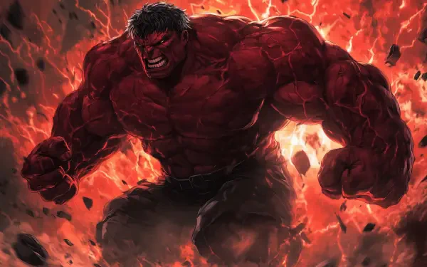 [40+] Red Hulk Wallpapers