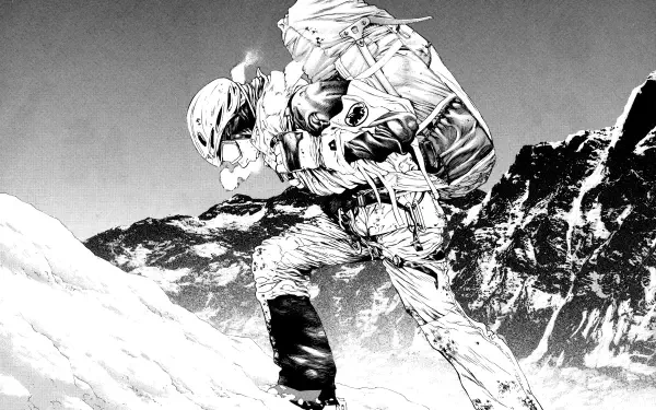 The Climber Manga HD Wallpaper - Intense Ascent