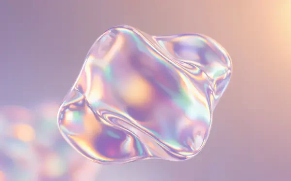 4K Ultra HD Translucent Abstract Shape Wallpaper by QuantumCurator