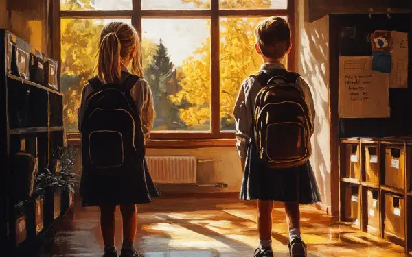 Download Back To School First Day Of School Student Backpack School 4k ...