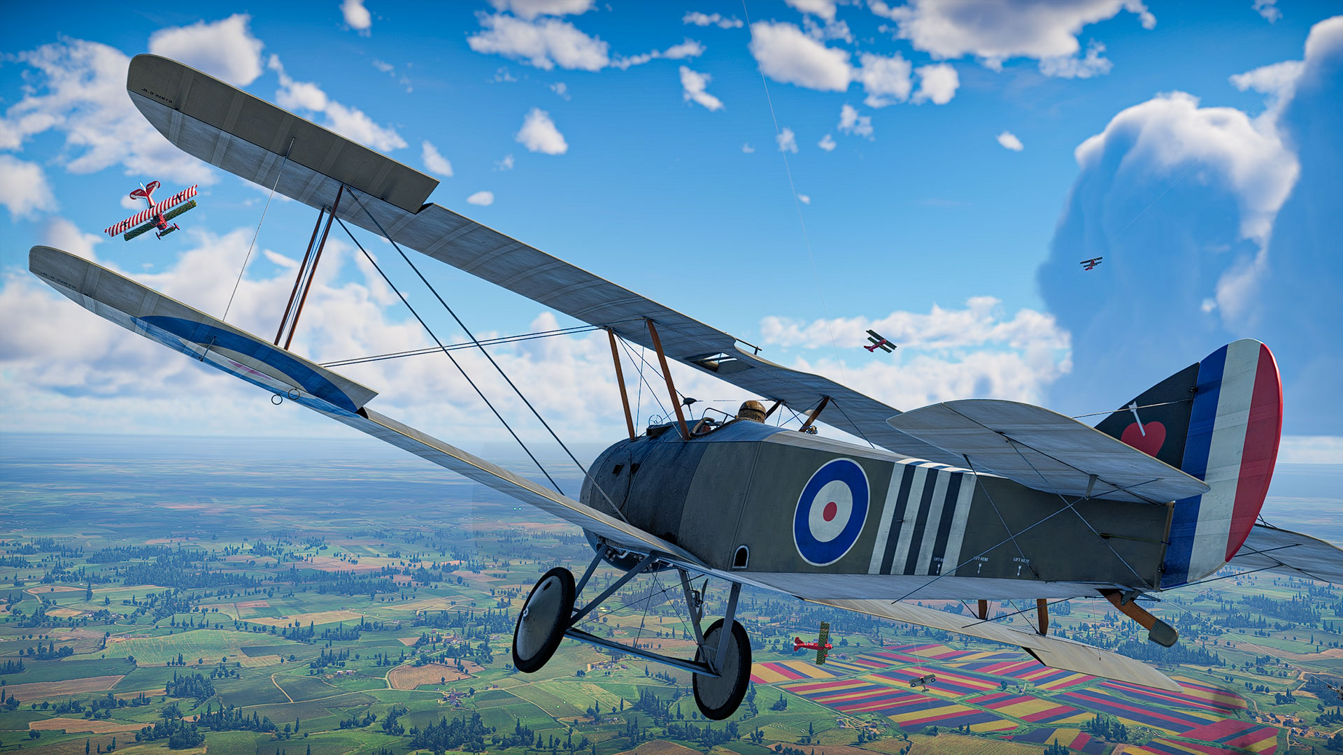 Aces of Thunder — Video Game HD Wallpaper: Skybound Biplanes
