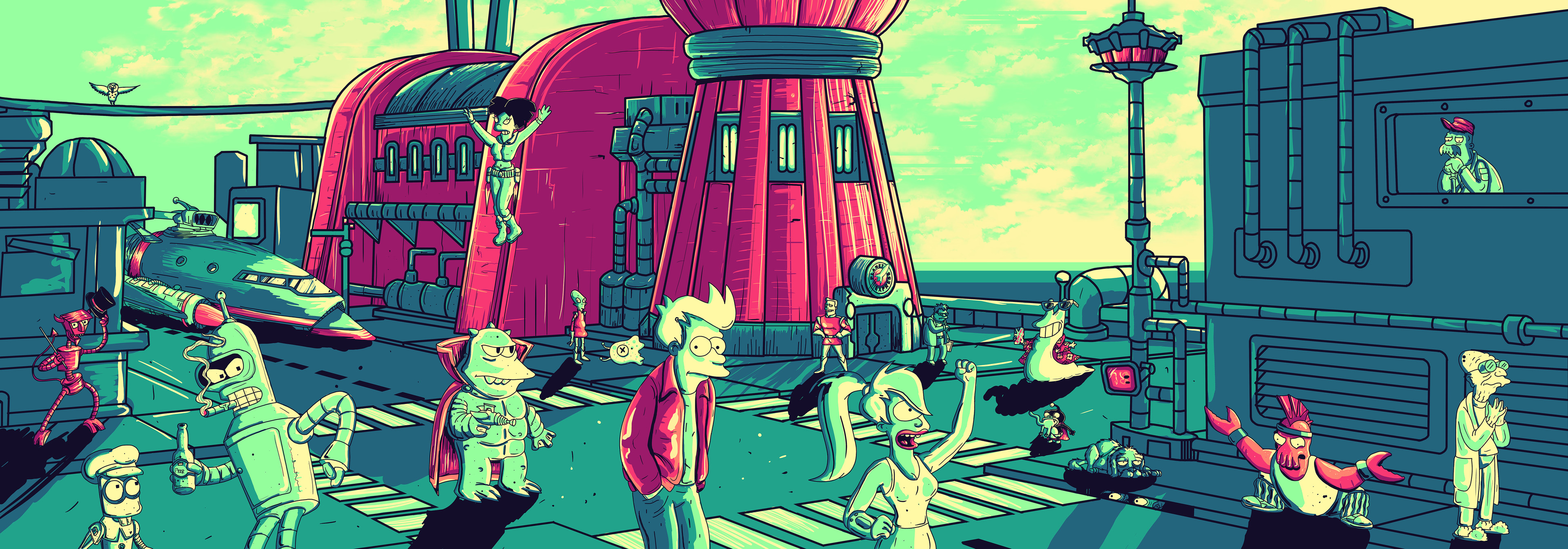 Futurama Desktop Wallpaper 6734
