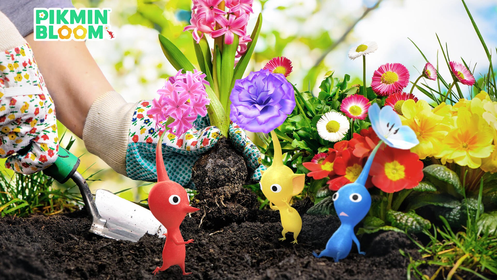 Pikmin Bloom: Vibrant HD Garden Wallpaper