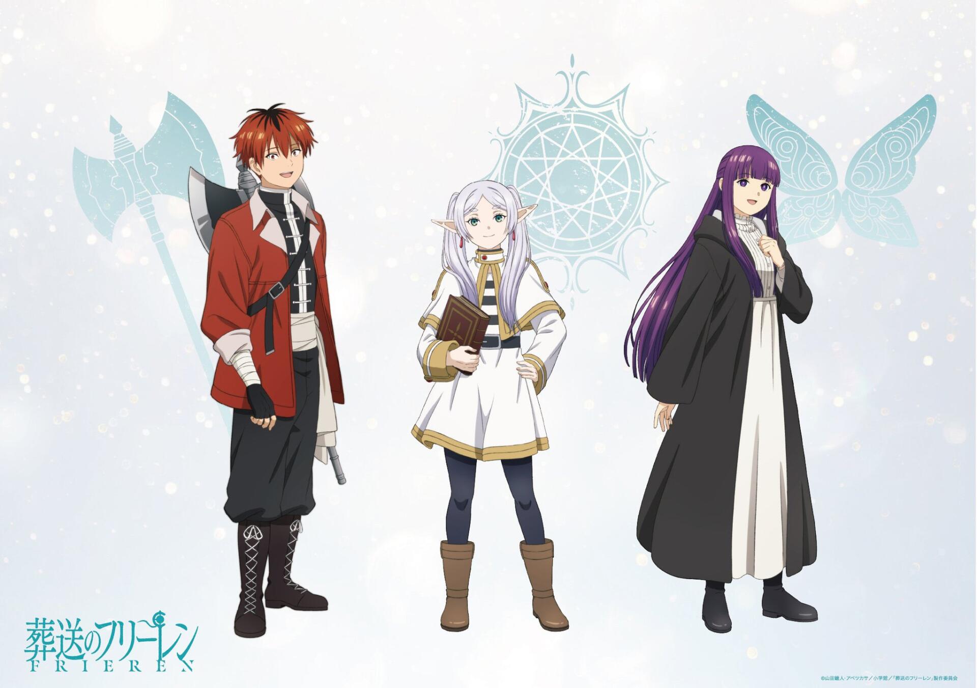 Frieren: Beyond Journey's End — Frieren, Stark & Fern HD Wallpaper ...