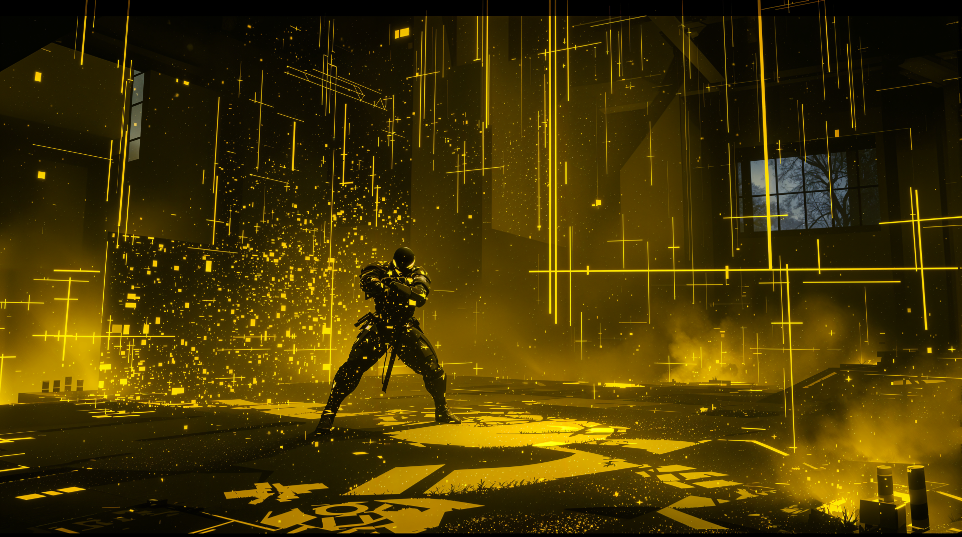 4K Cyber Dojo — Neon Samurai by QuantumCurator