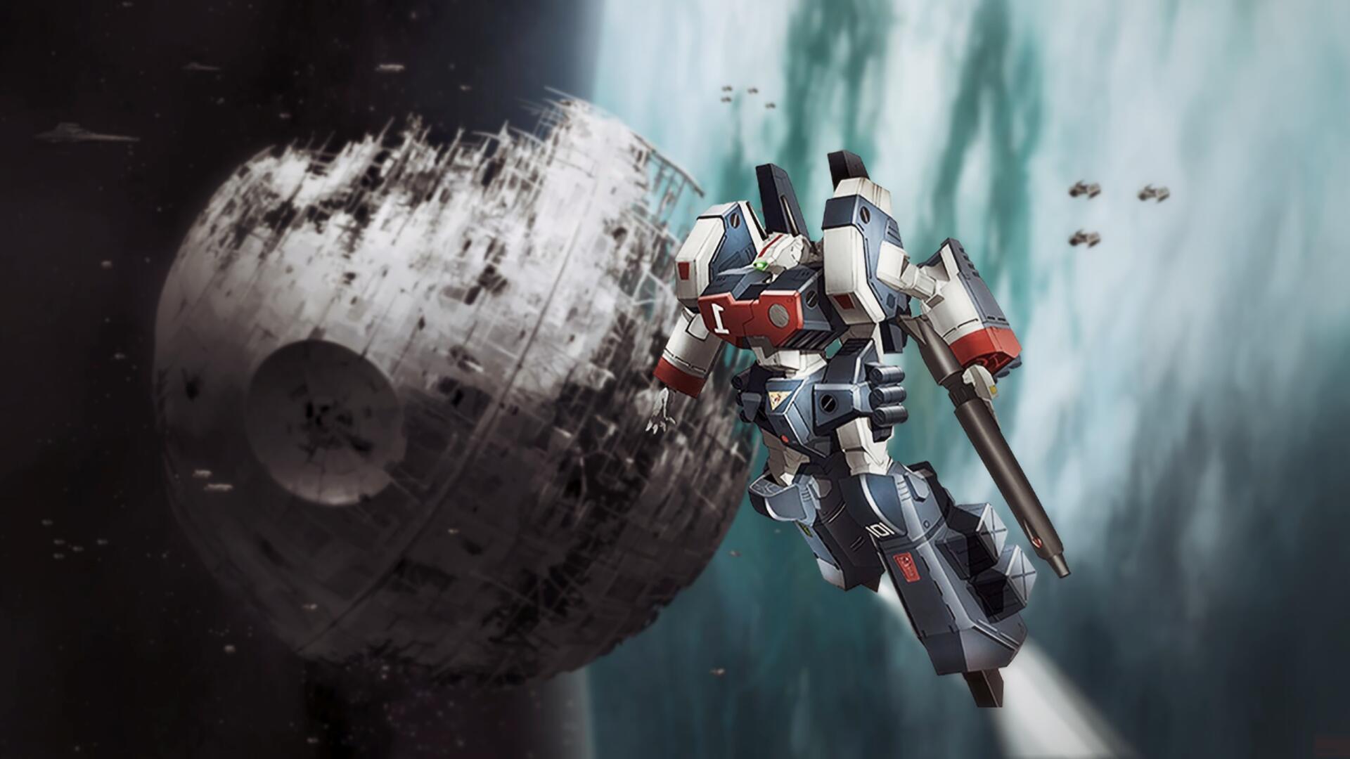 Macross/Robotech: Valkyrie Over Debris Moon — HD Wallpaper by Rodrigo ...