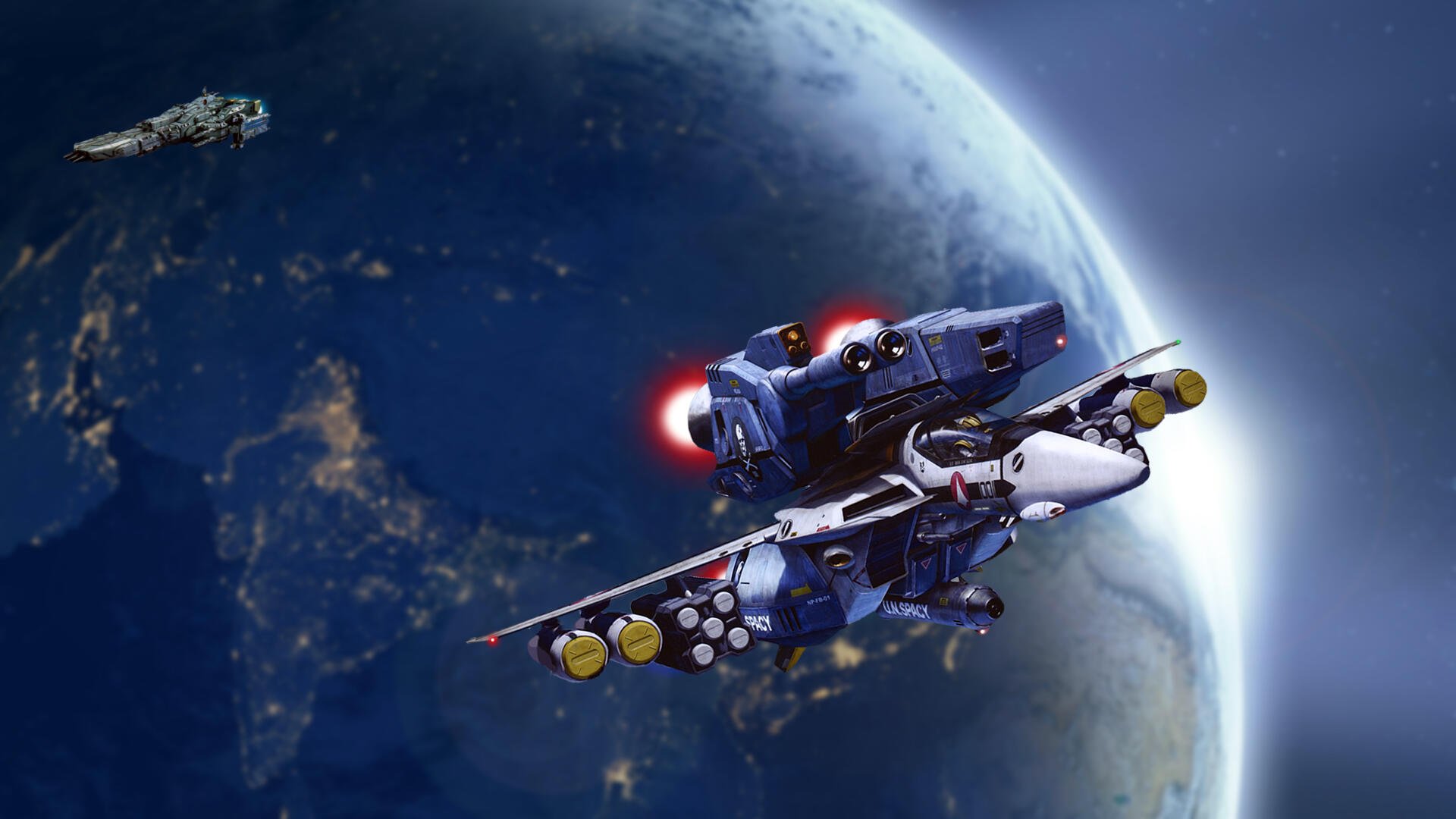 Download Robotech Macross 4k Ultra HD Wallpaper by Hidetaka Tenjin