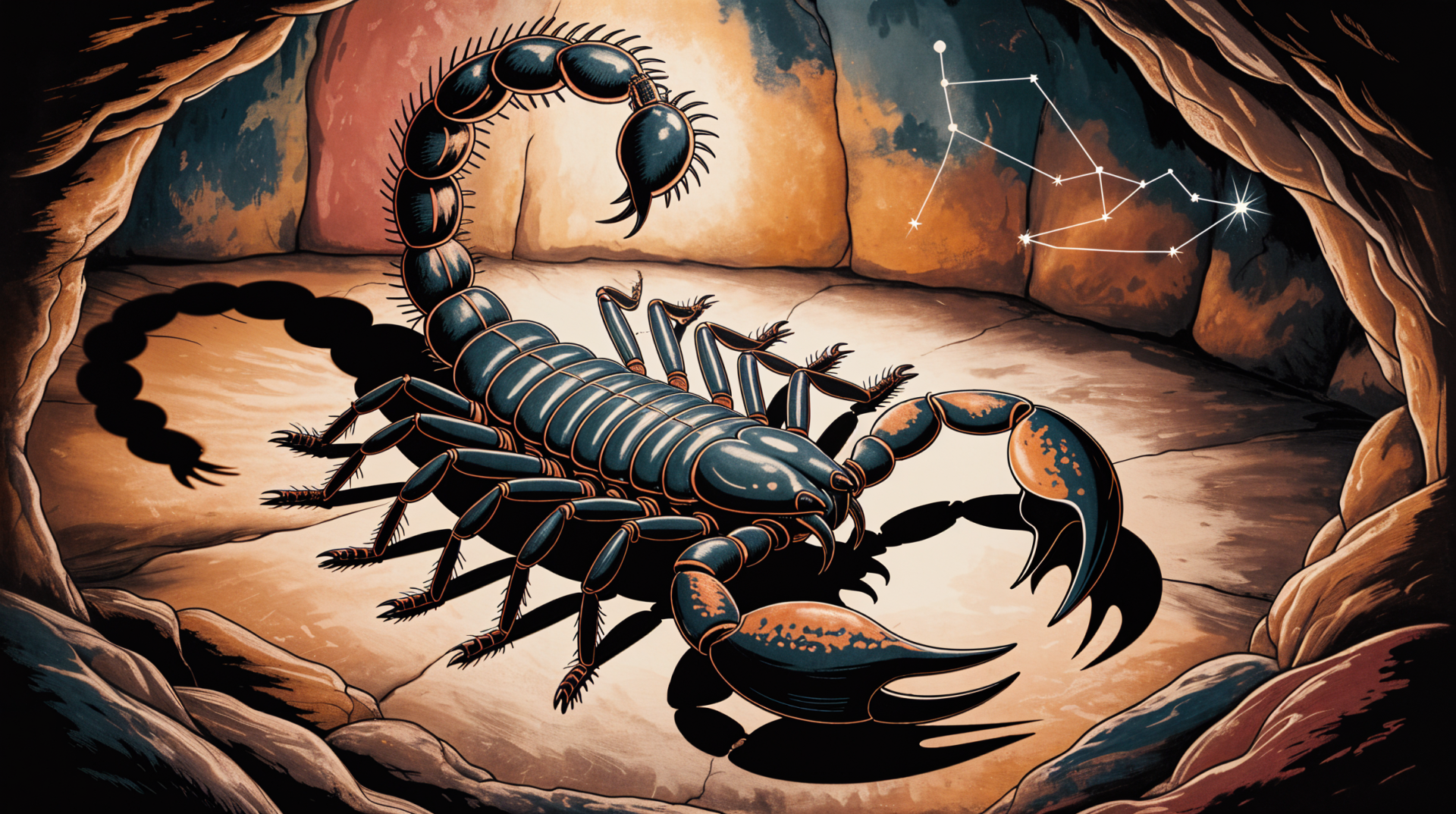 Scorpio's Lair — HD Astrological Scorpion Wallpaper by QuantumCurator