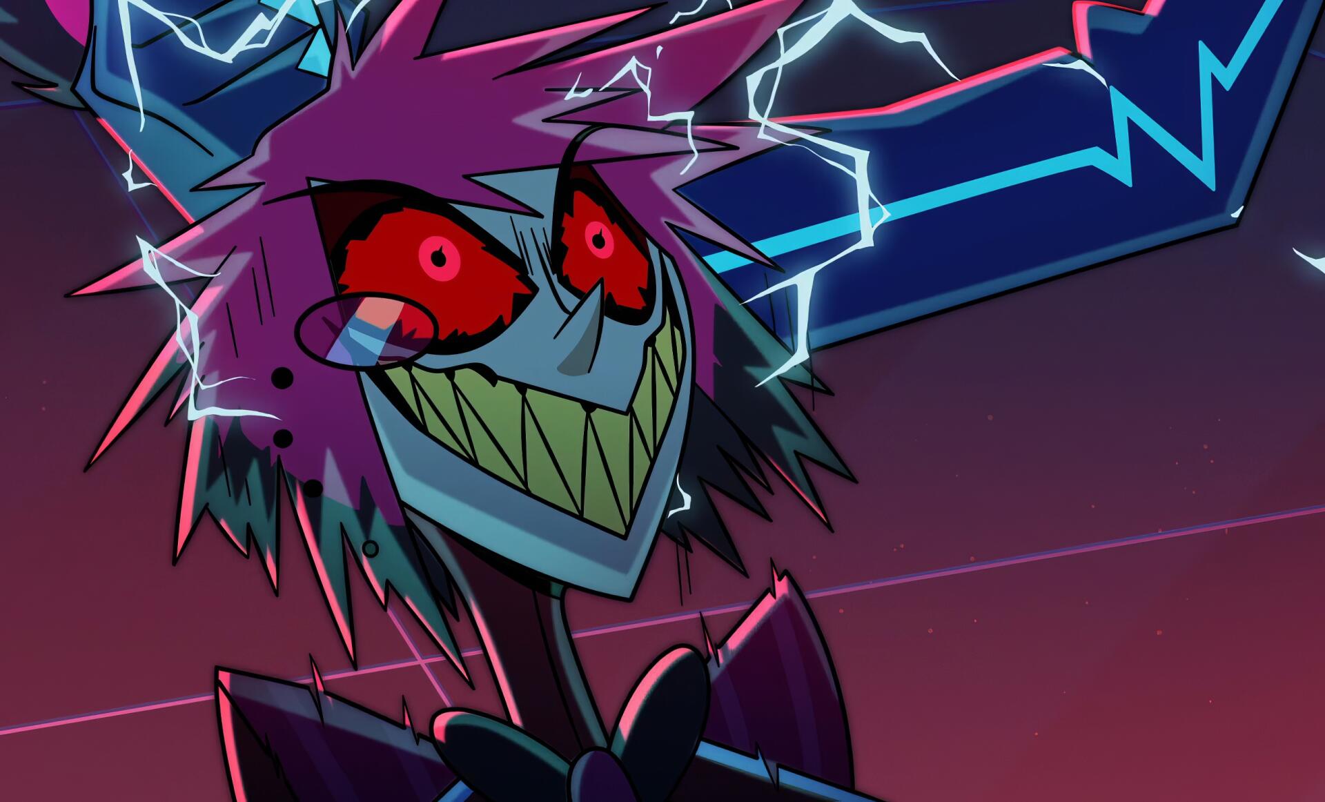 Alastor Unleashed - Hazbin Hotel 2K Quad HD Wallpaper