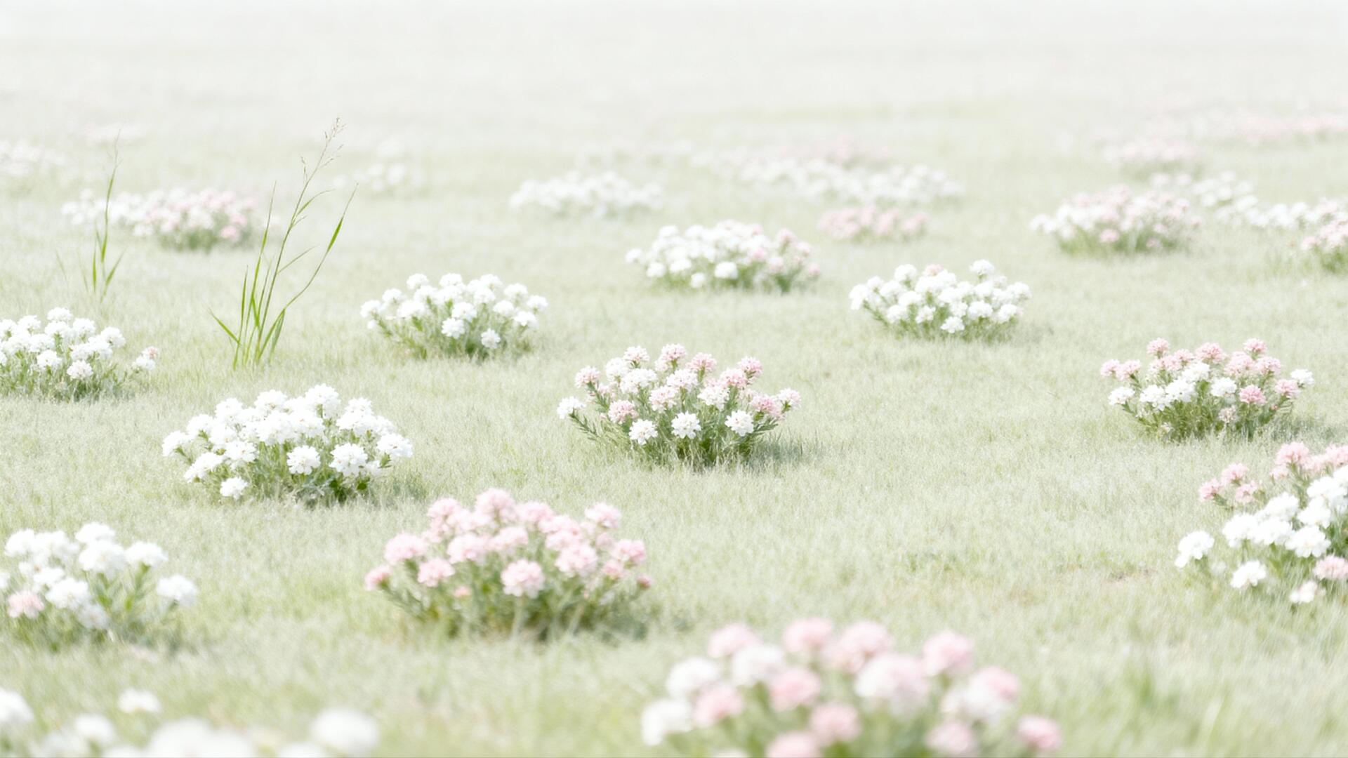 Serene Blooming Meadow — 4K Ultra HD Wallpaper by QuantumCurator