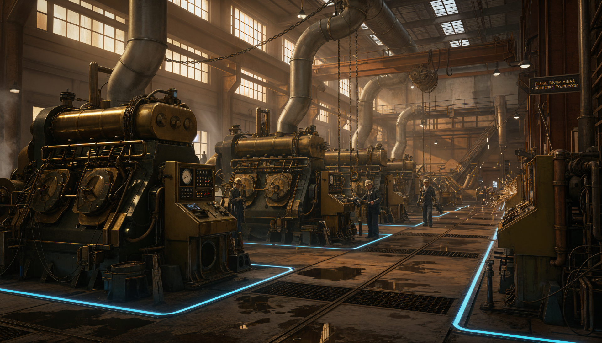 Engine Room Majesty — 4K Ultra HD Wallpaper by robokoboto