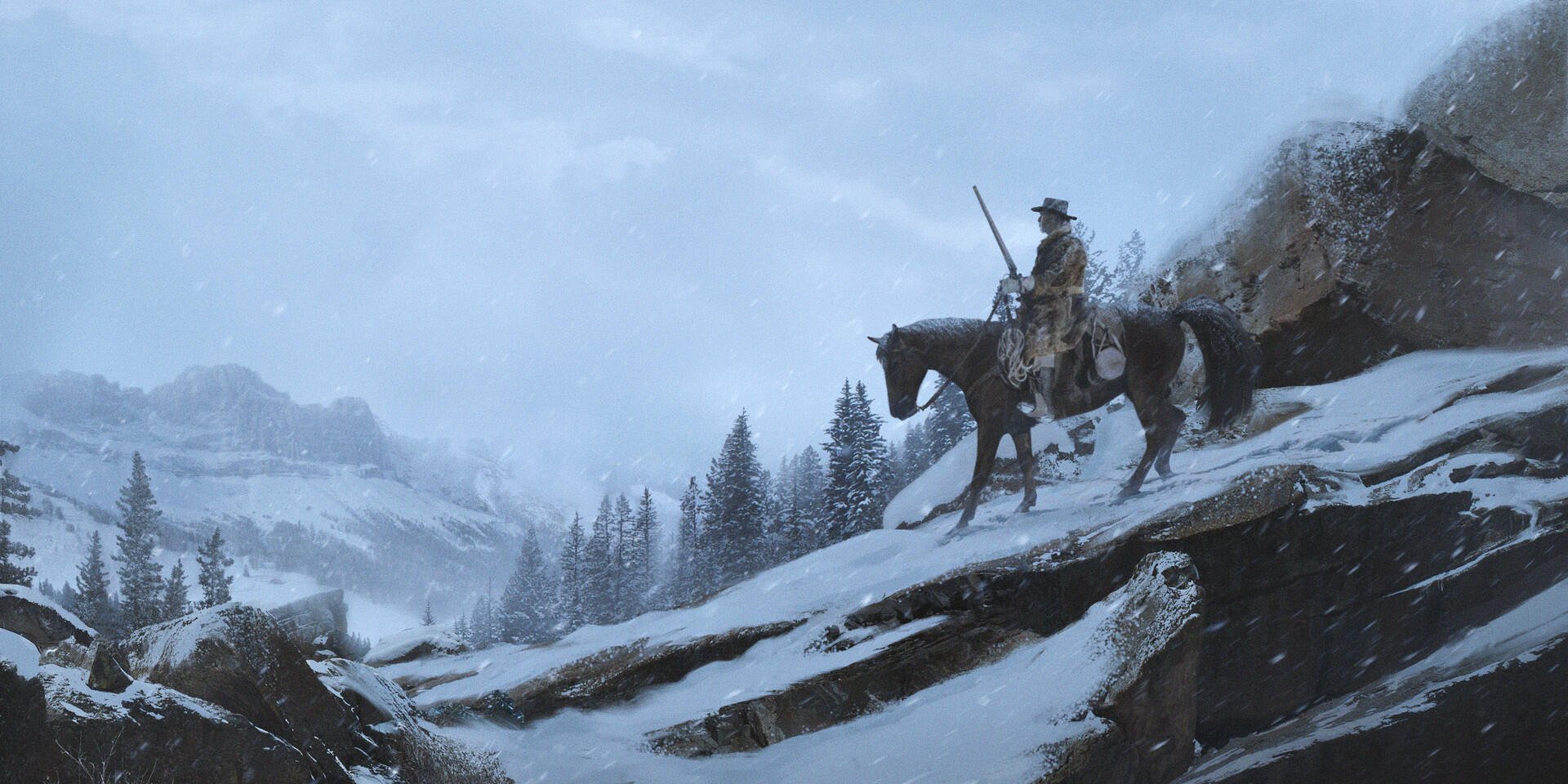 RDR2: Winter Ride — HD Horseback Vista