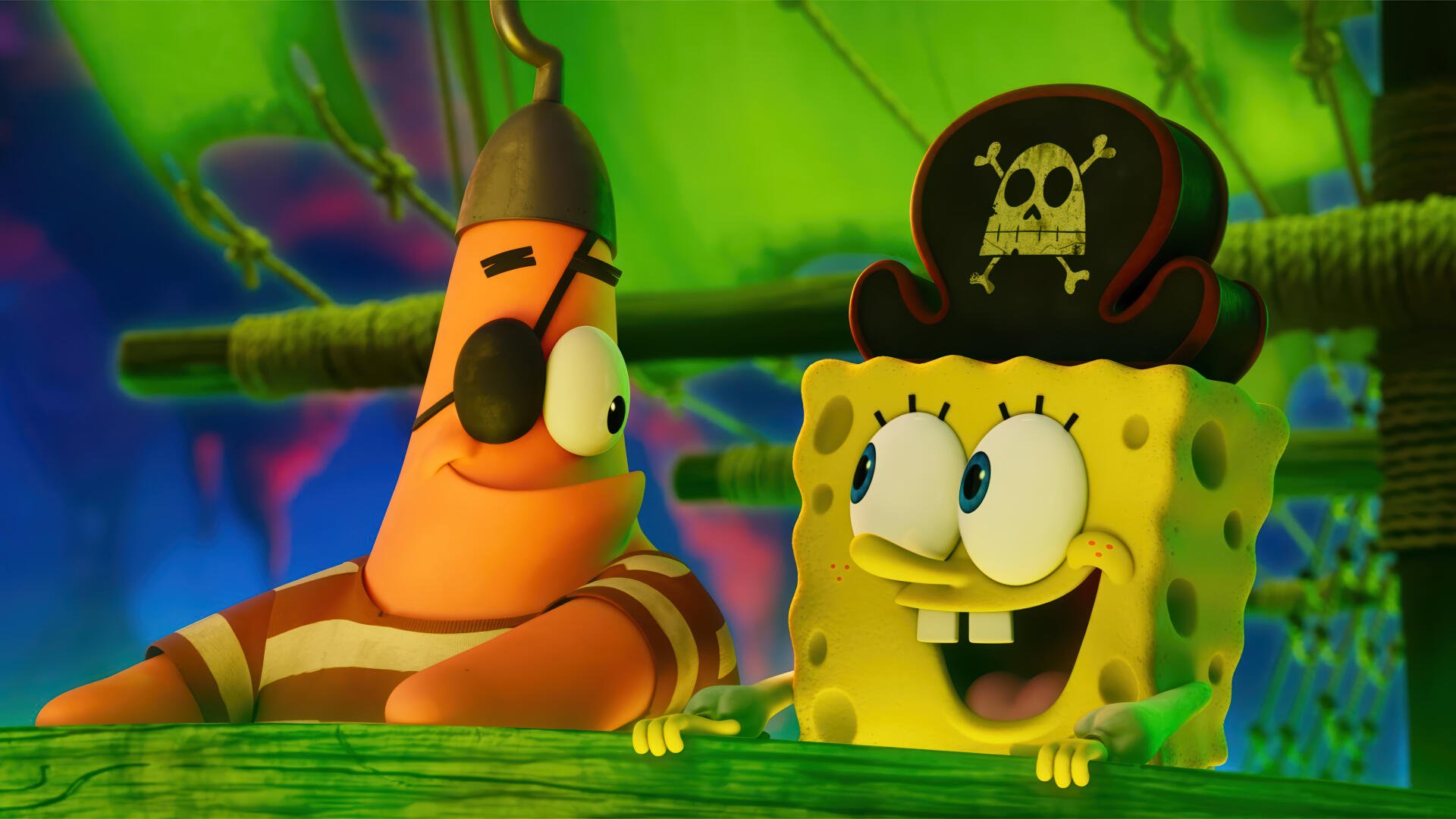 SpongeBob & Patrick — Search for SquarePants (4K Ultra HD Wallpaper)