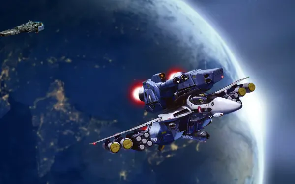 Macross Valkyrie: Robotech HD Space Wallpaper