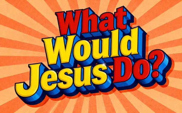 What Would Jesus Do? — 4K Ultra HD Faith Wallpaper by robokoboto