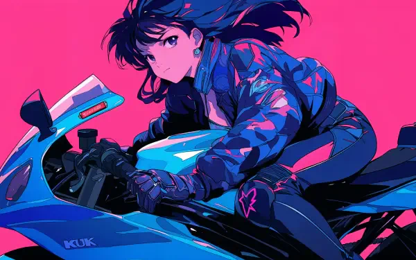 [40+] Anime Motorcycle Wallpapers