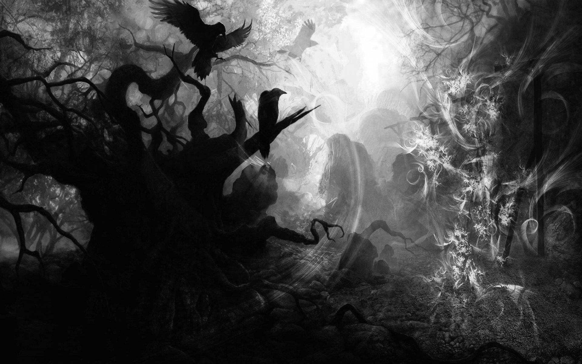 Dark Fantasy HD Wallpaper: A Mysterious Realm Awaits