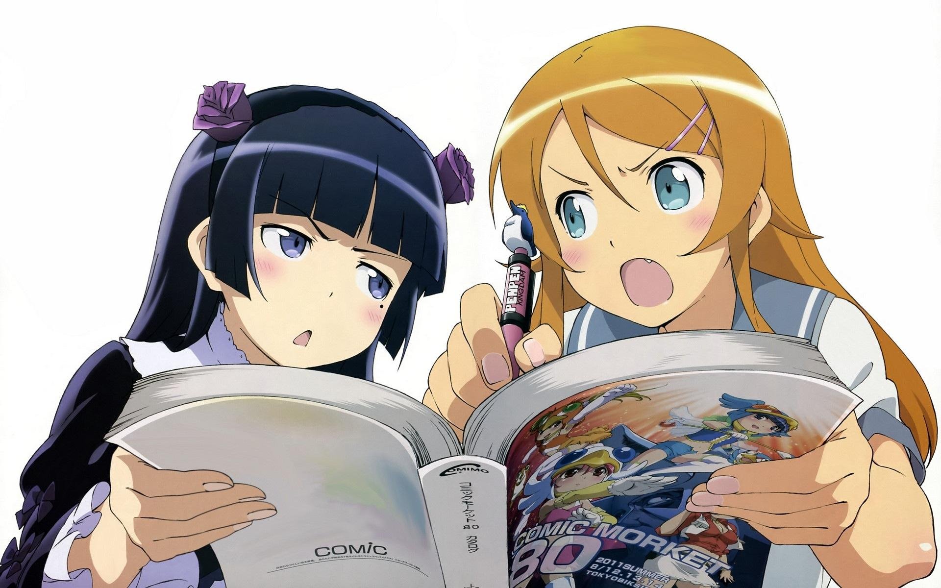 Download Ruri Gokō Kirino Kousaka Anime Oreimo HD Wallpaper