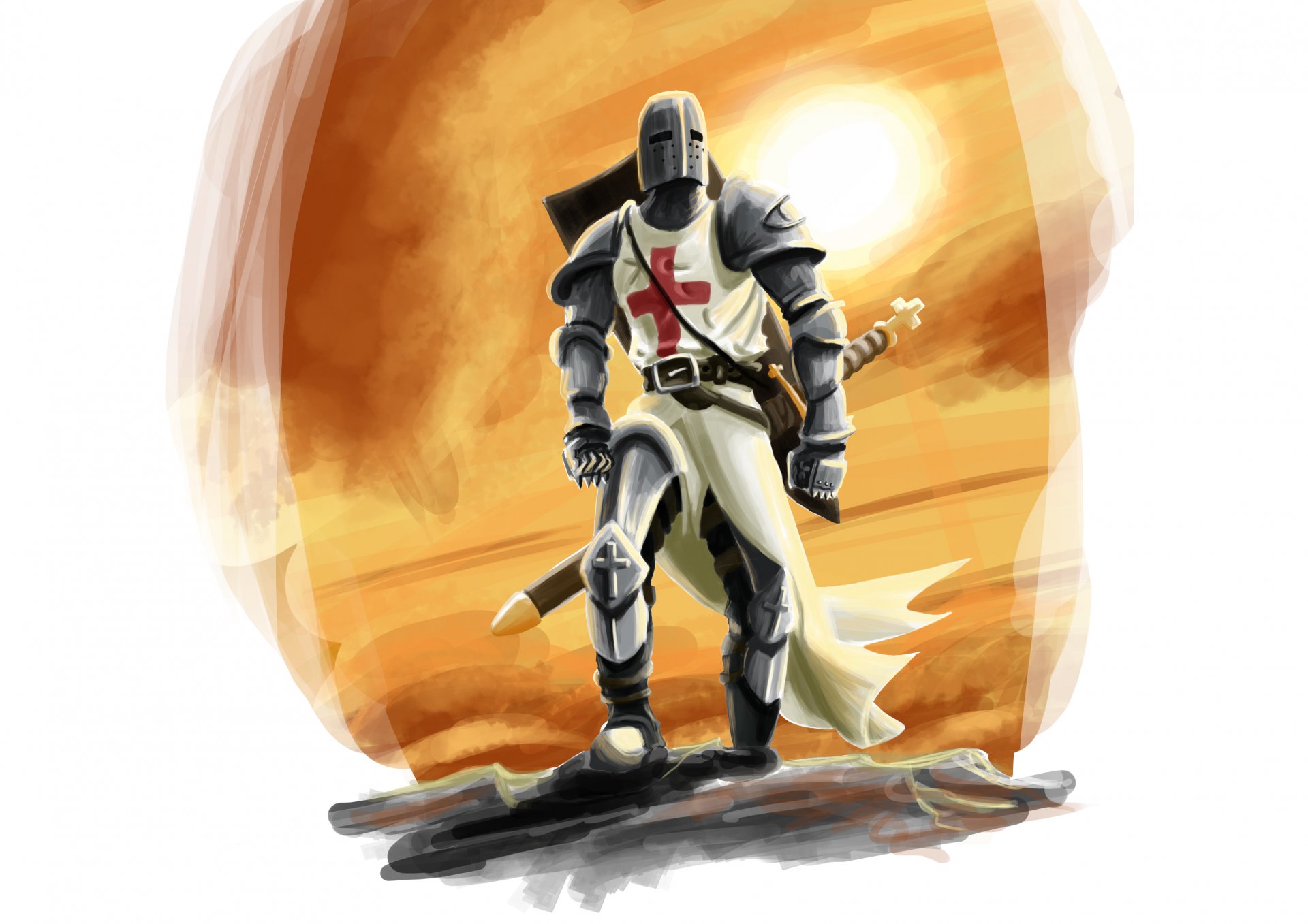 Epic Fantasy Knight HD Wallpaper Adventure