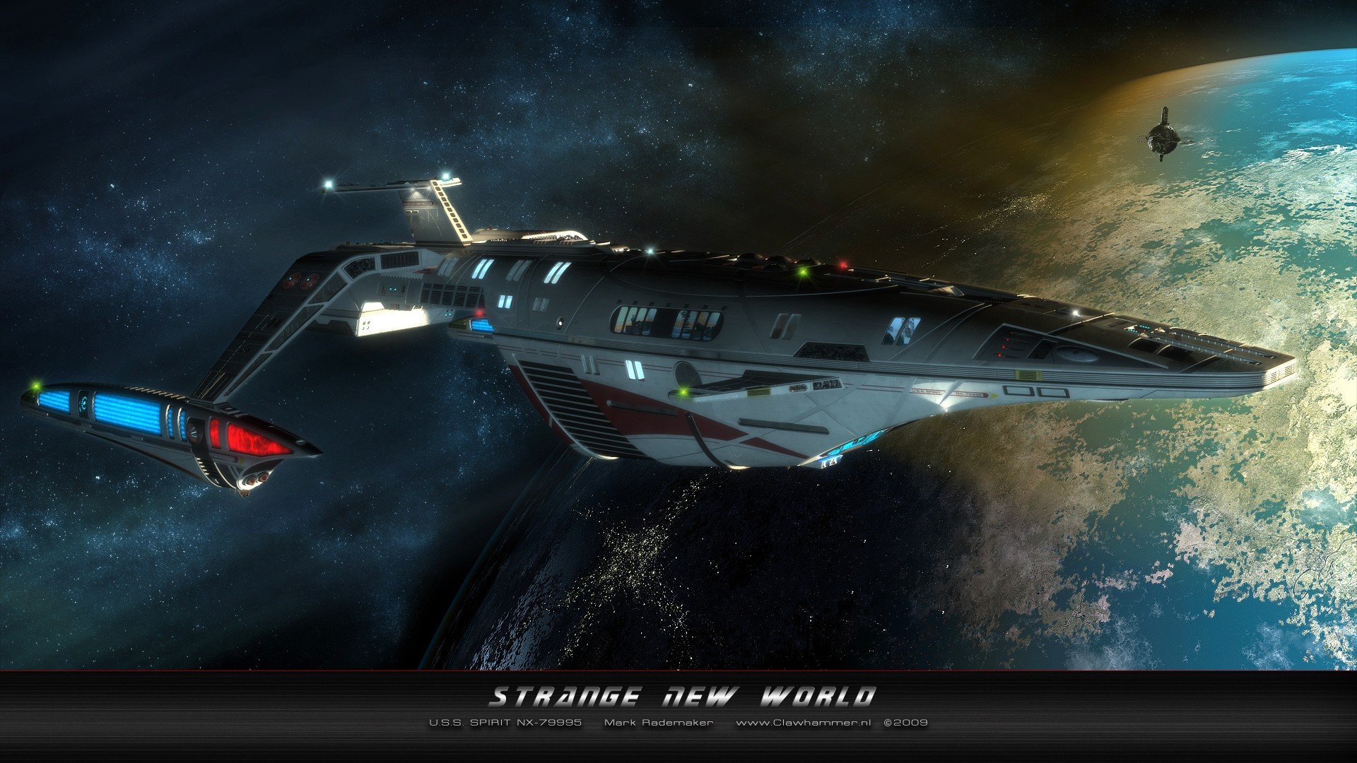 Star Trek Sci-Fi Spaceship HD Wallpaper: Journey to a Strange New World