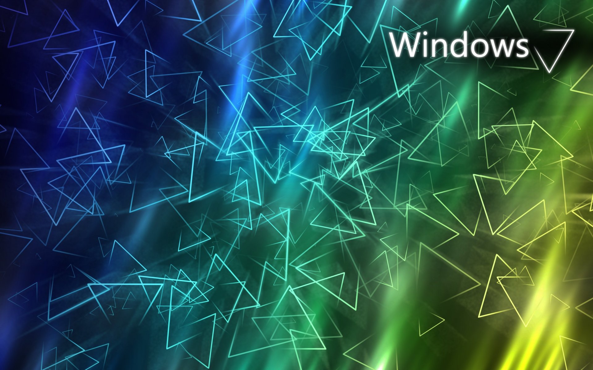 Windows Tech Glow HD Wallpaper