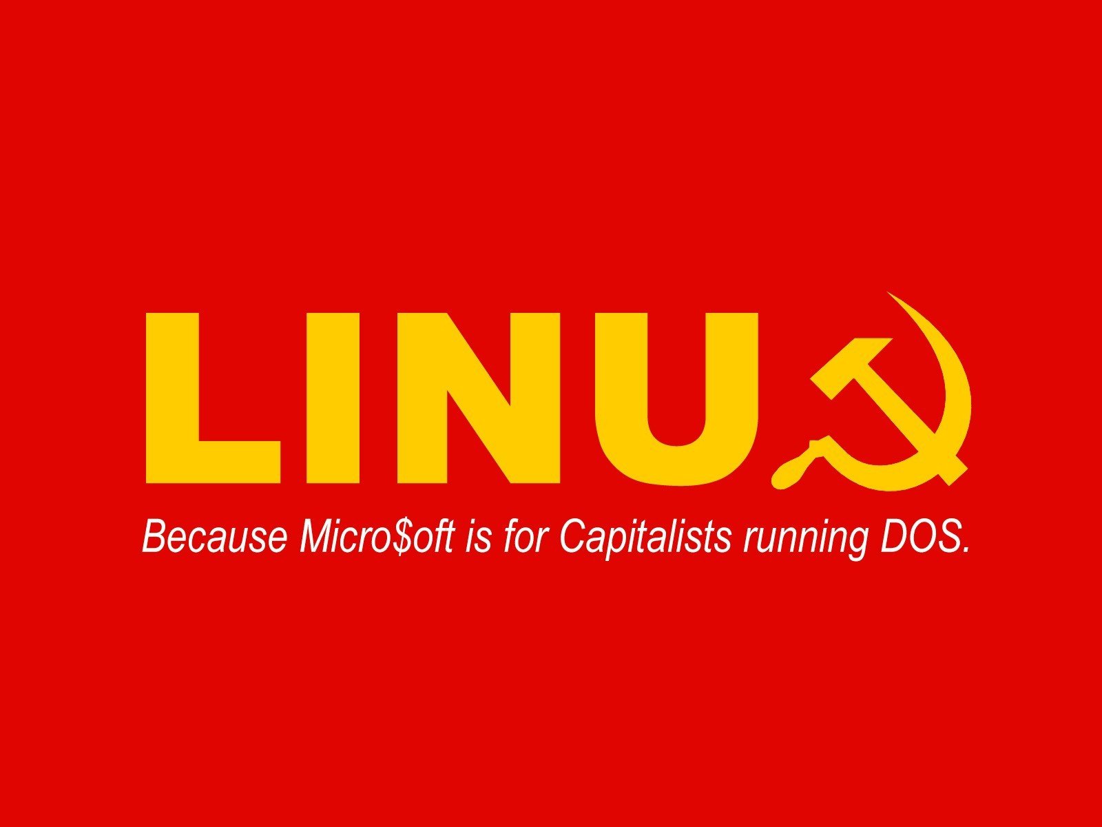 Revolutionary Linux HD Wallpaper: Tech Beyond Capitalism