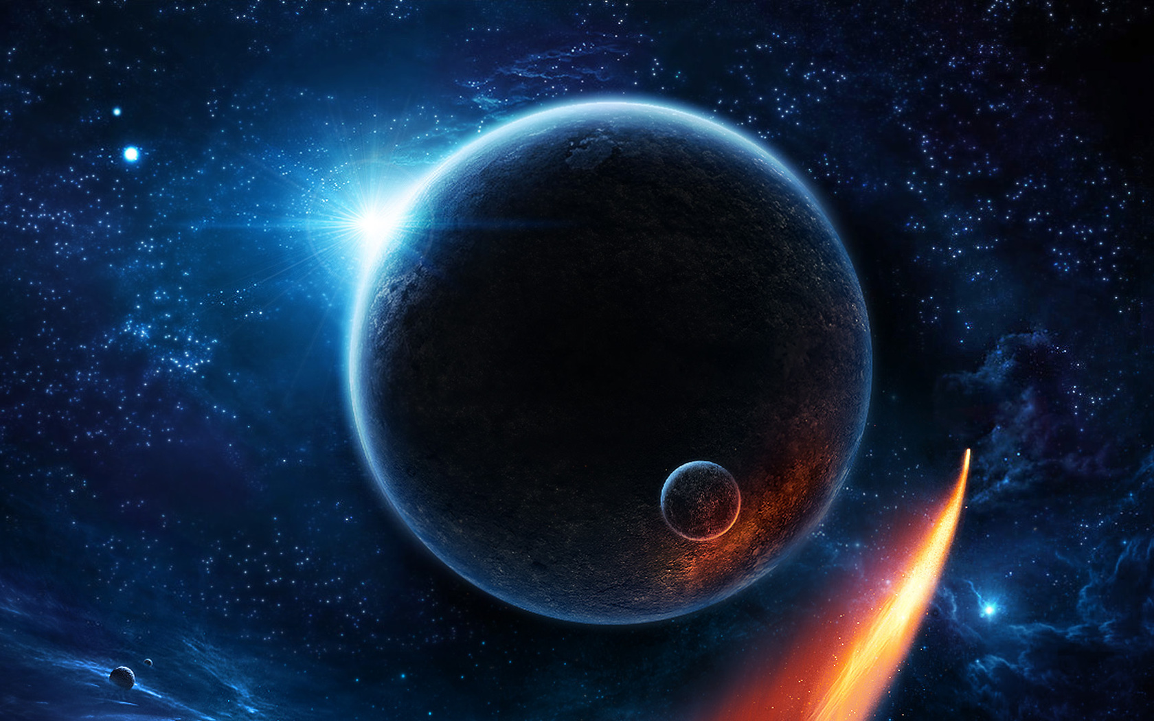 Download Sci Fi Planet Wallpaper
