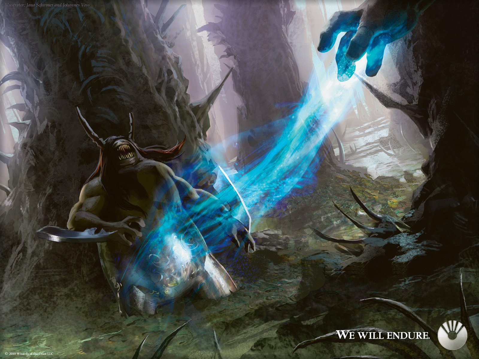 Epic Magic: The Gathering Battle – Enchanted Forest HD Wallpaper