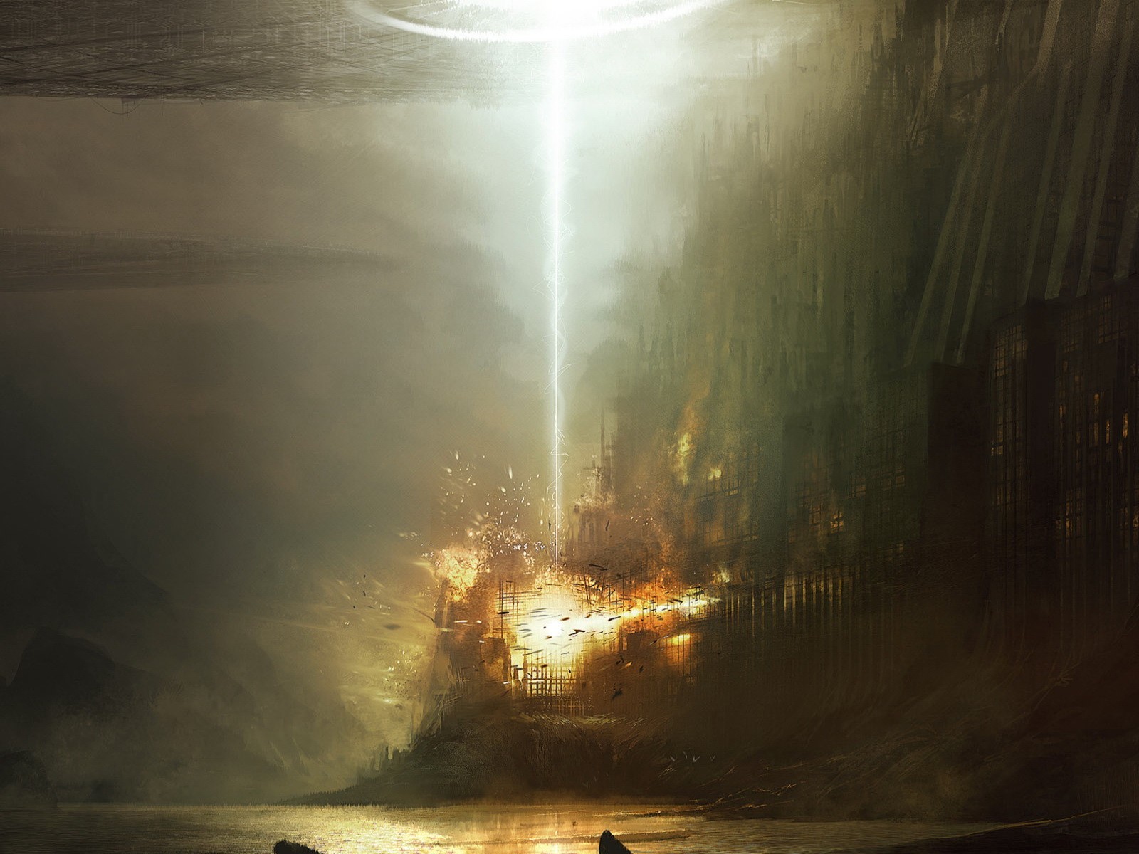 Download Sci Fi Explosion Wallpaper