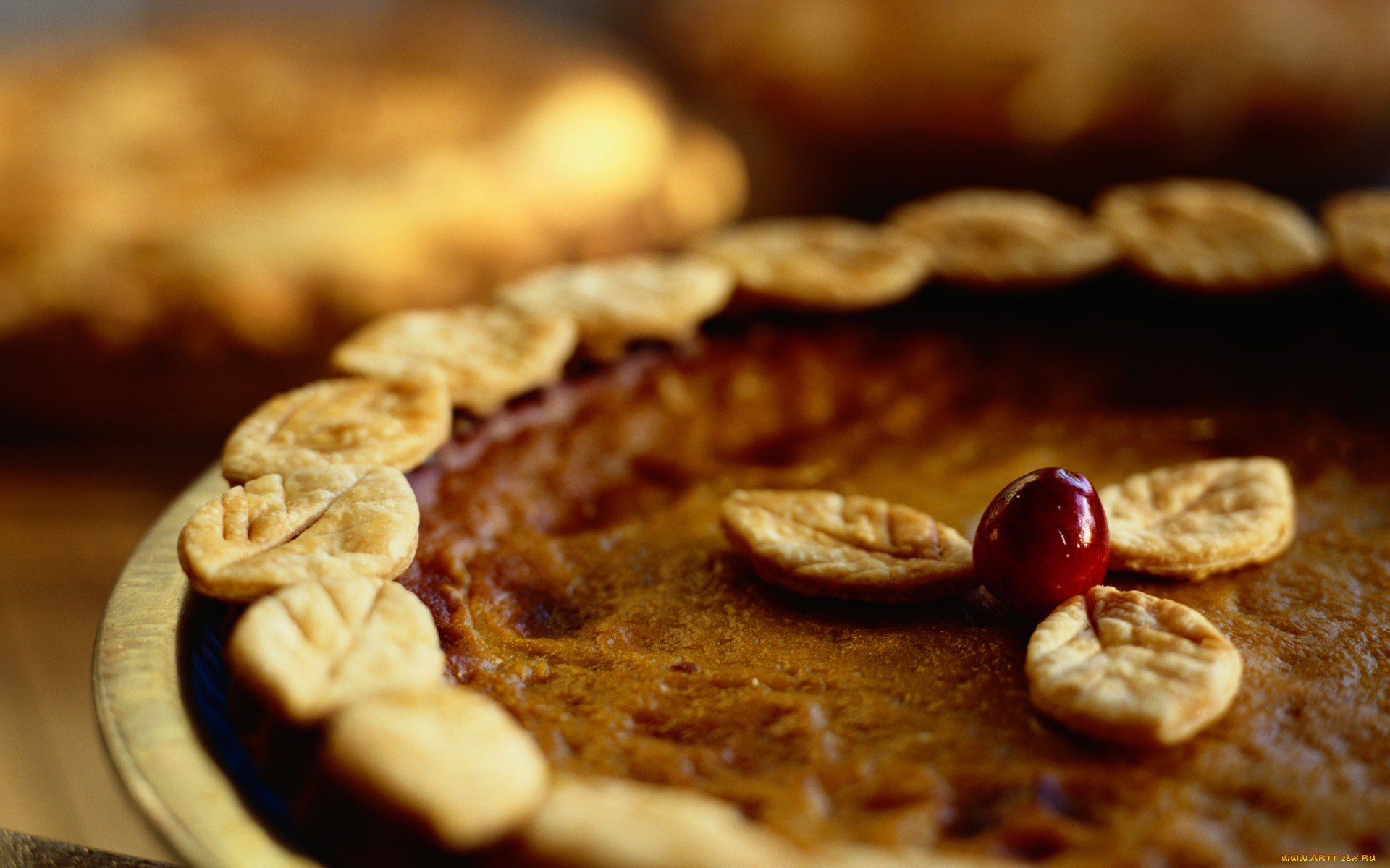 Delicious Pie Delight HD Wallpaper - A Feast for Your Eyes and Taste Buds