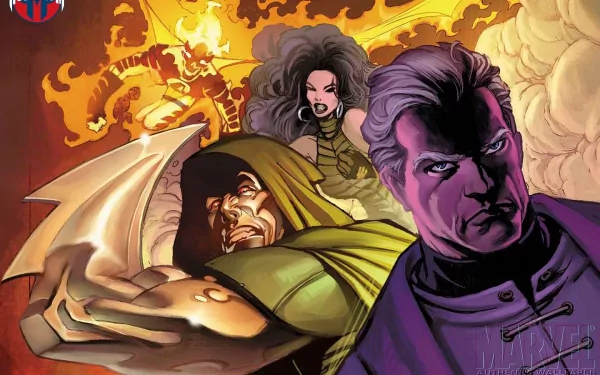 Download Comic Doctor Doom 4k Ultra HD Wallpaper by BossLogic