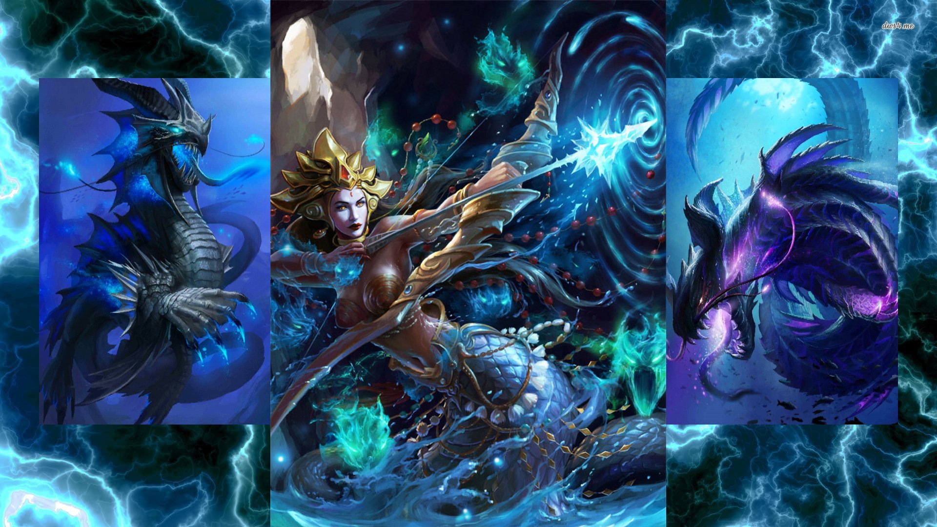 Epic Fantasy Hellfire: HD Wallpaper for Gamers