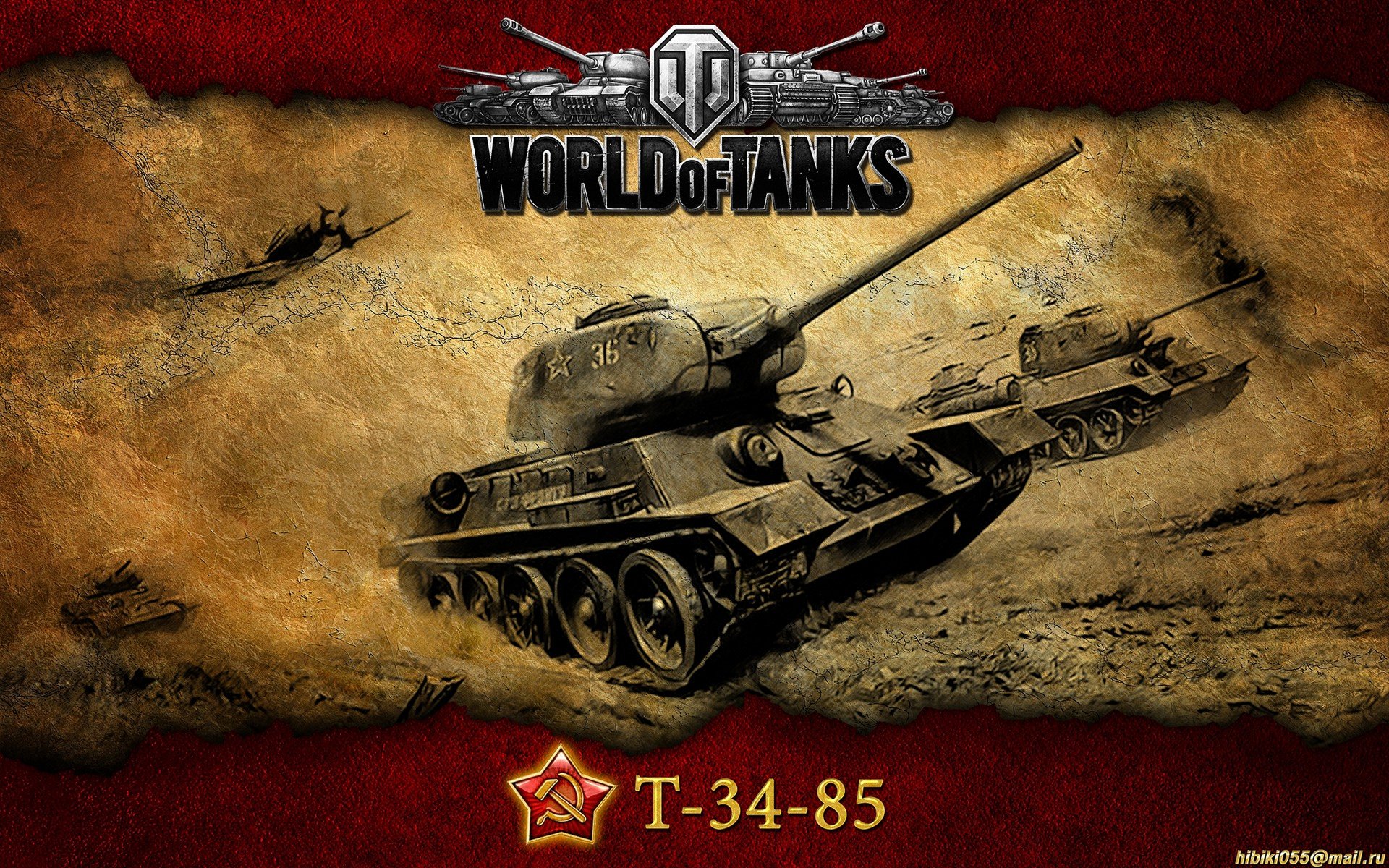 World of Tanks 4K Ultra HD: Legendary T-34-85 Tank Wallpaper