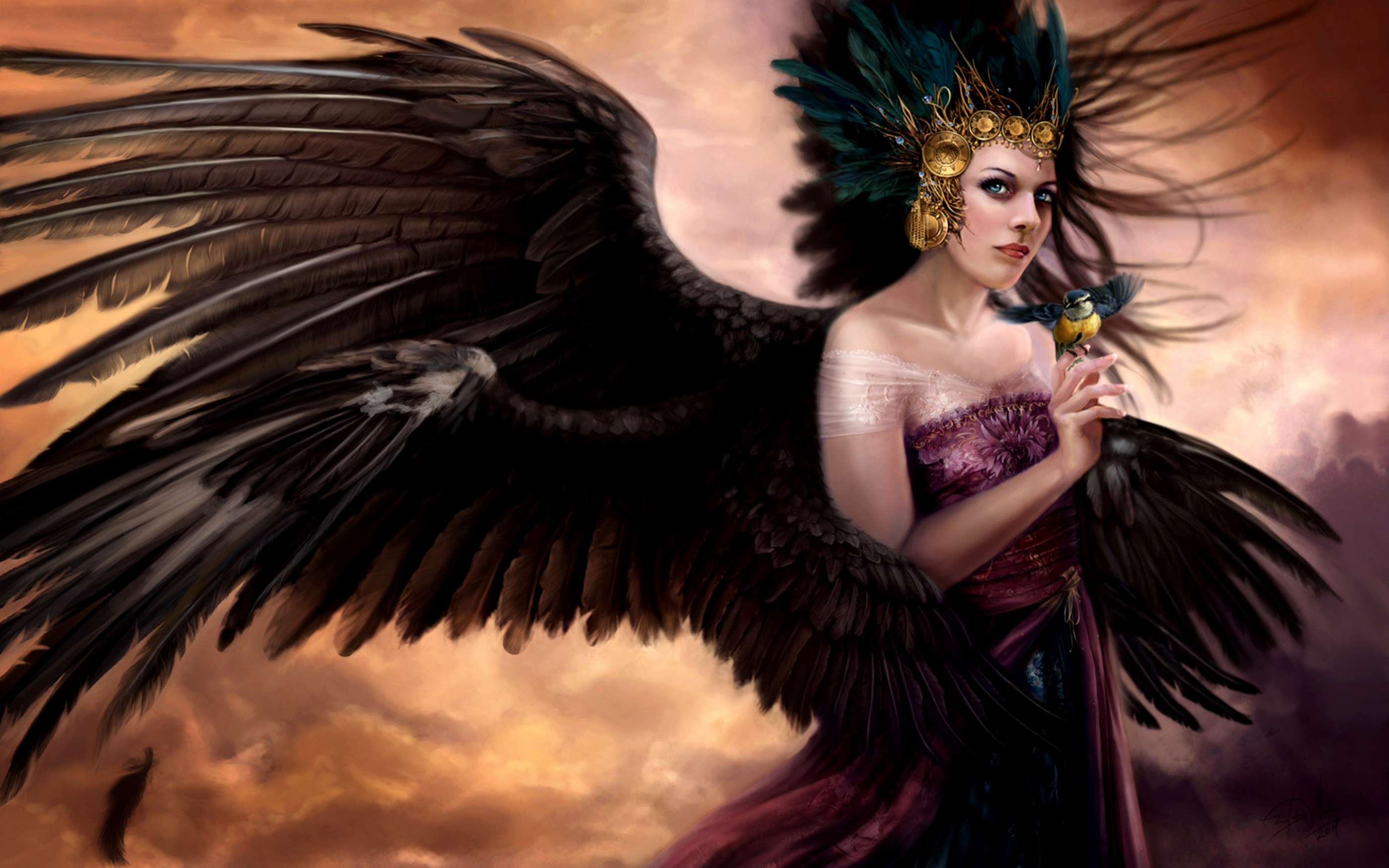 Download Fantasy Angel HD Wallpaper