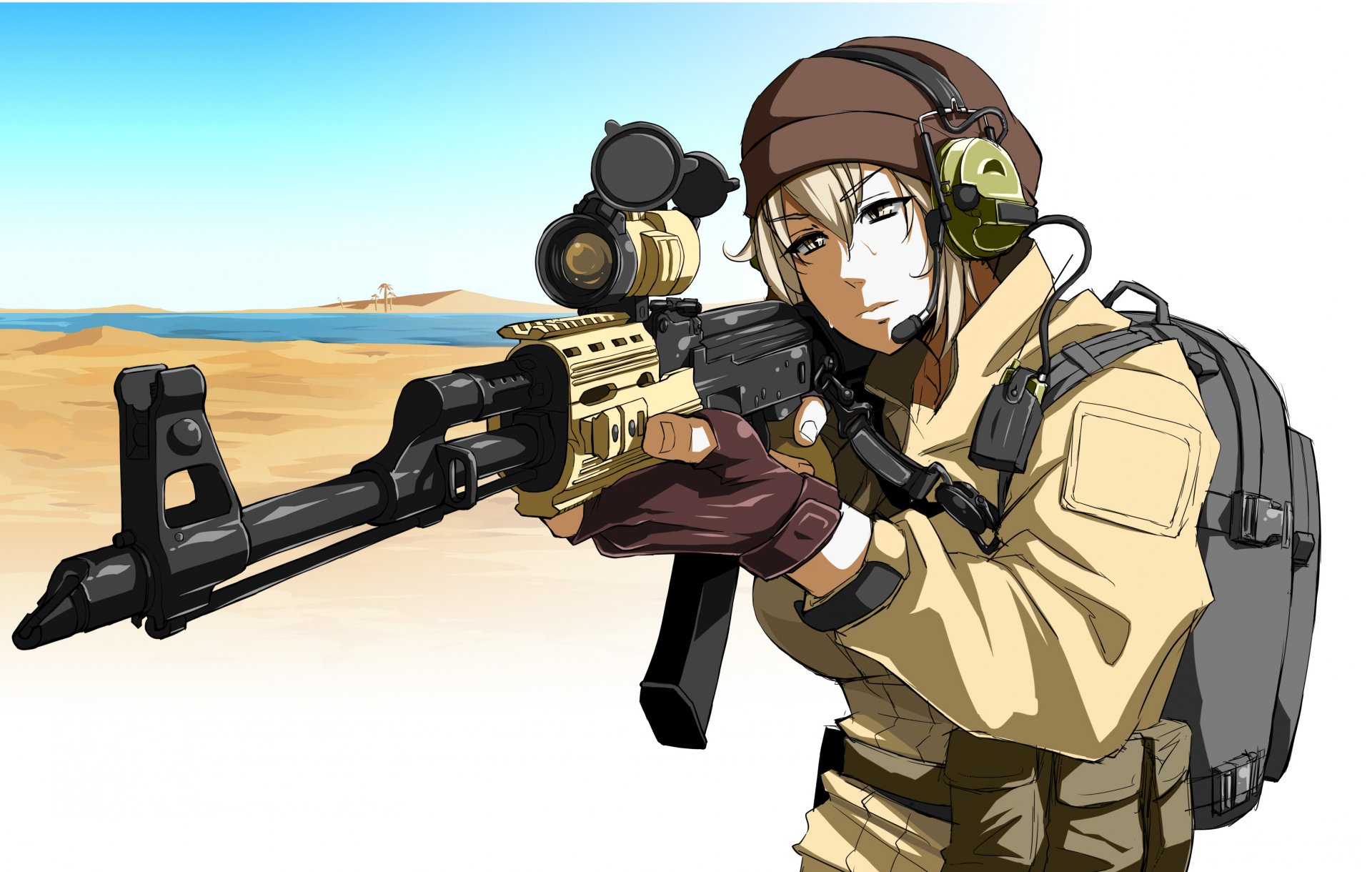 Download Anime Military HD Wallpaper by stealth42blade