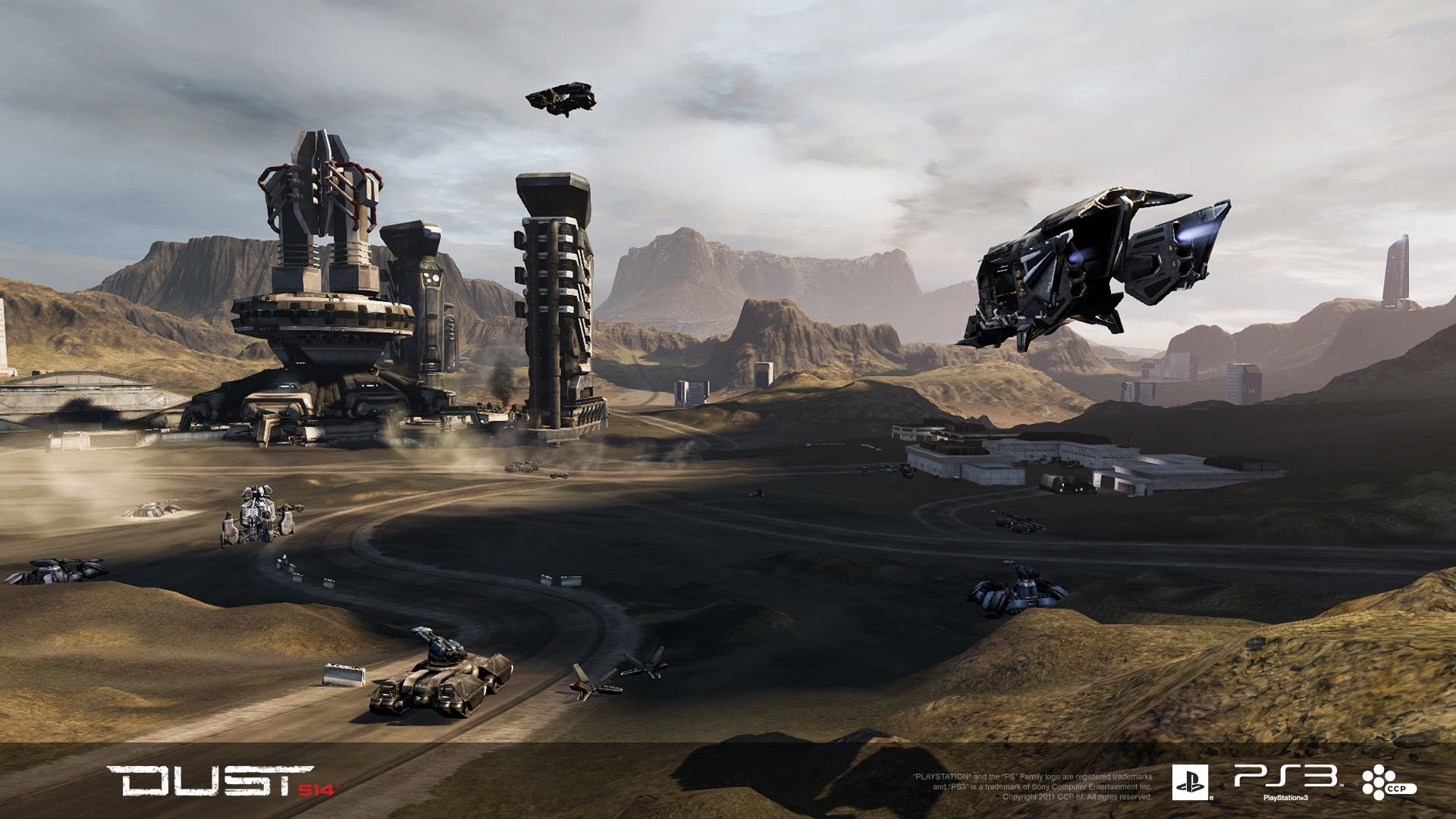 Download Spaceship Video Game Dust 514 HD Wallpaper