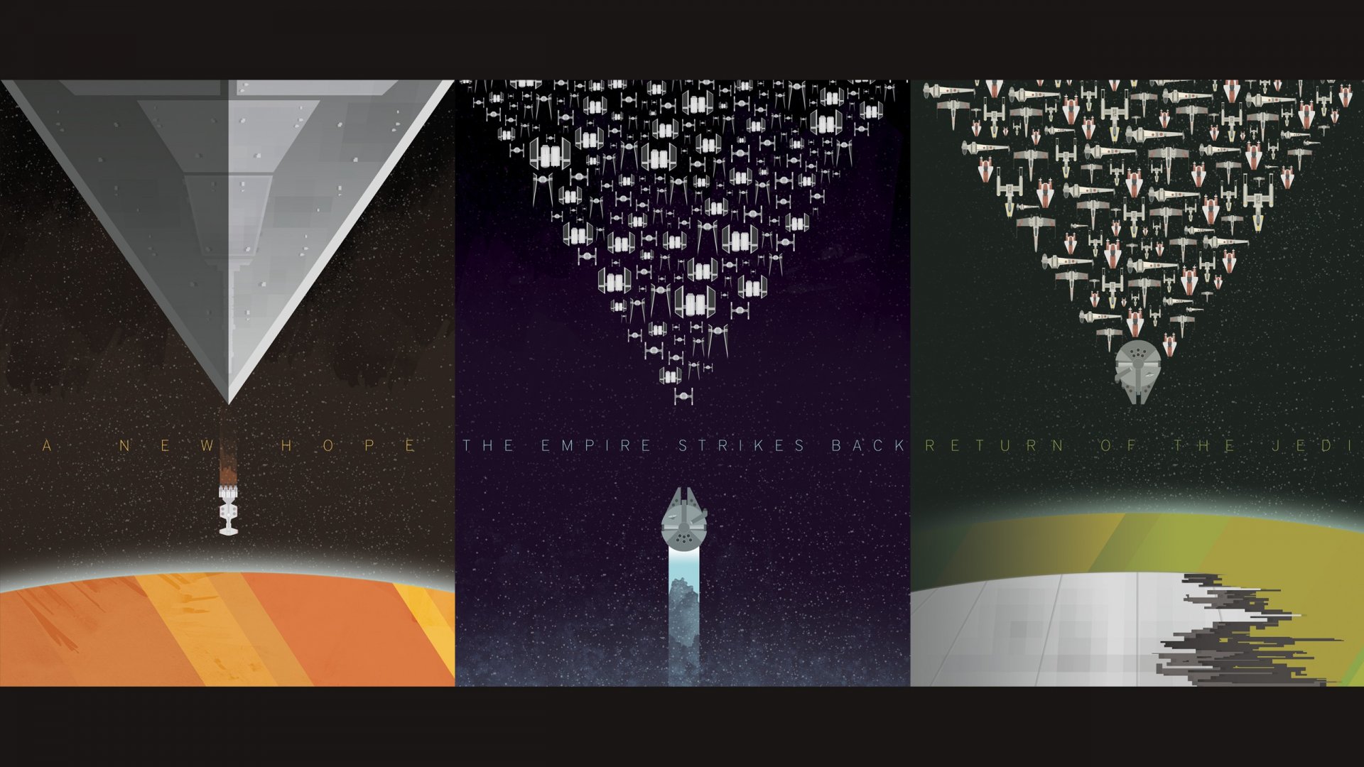 Star Wars Minimalist Art - Free HD Wallpaper Download