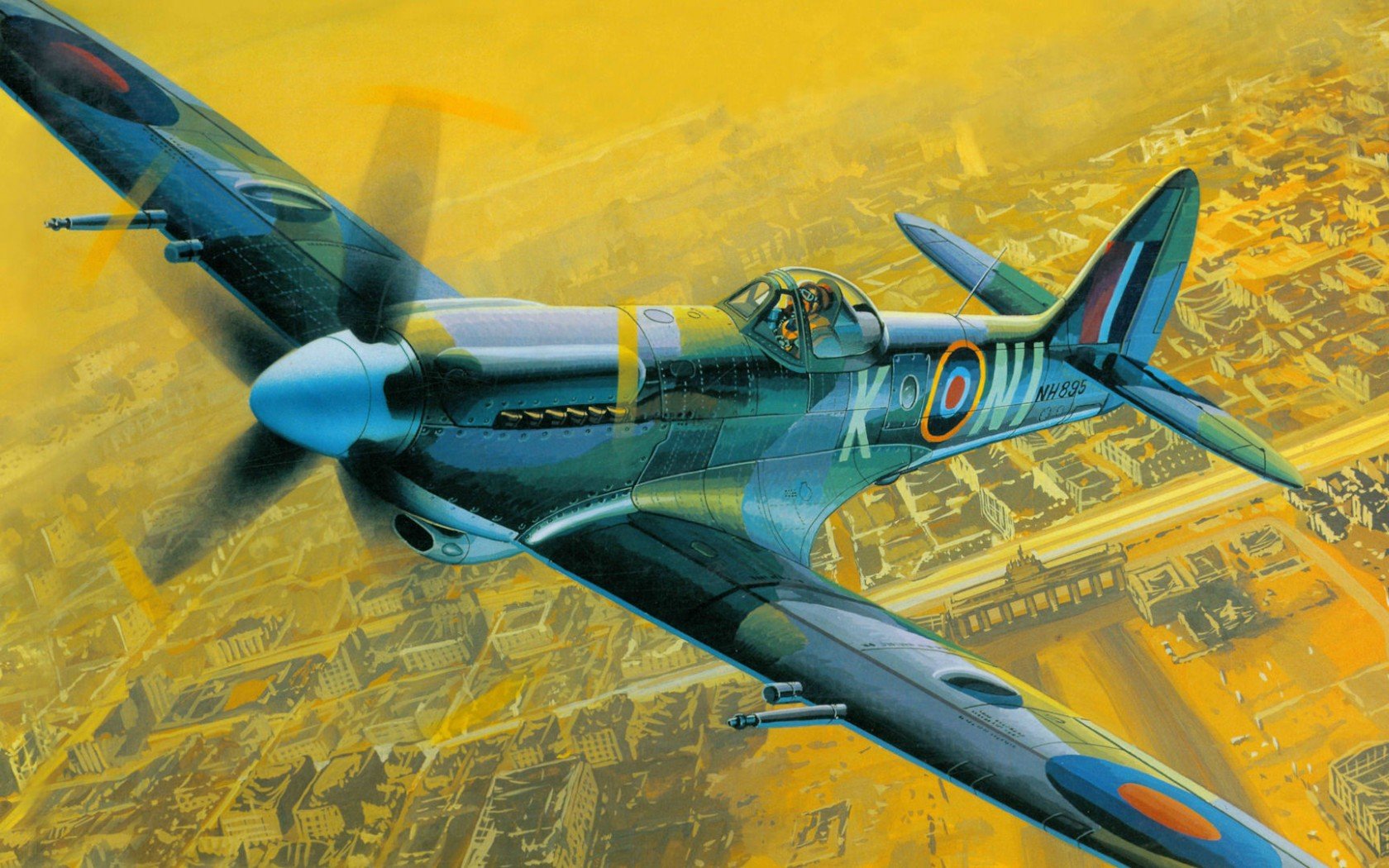 Supermarine Spitfire Military Aircraft – Stunning HD Wallpaper Flight