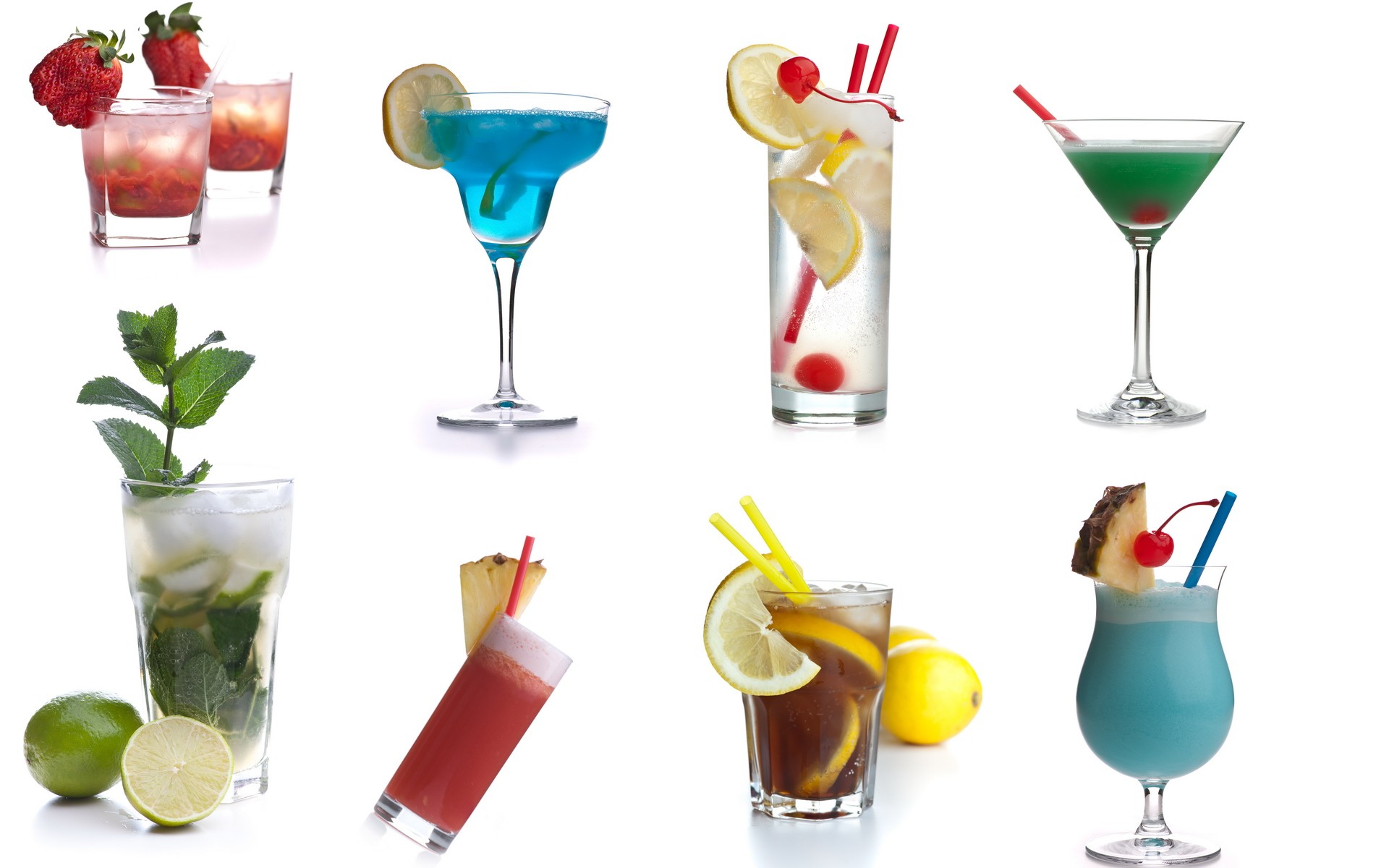 Vibrant Cocktail Creations – HD Food & Drink Wallpaper Delight
