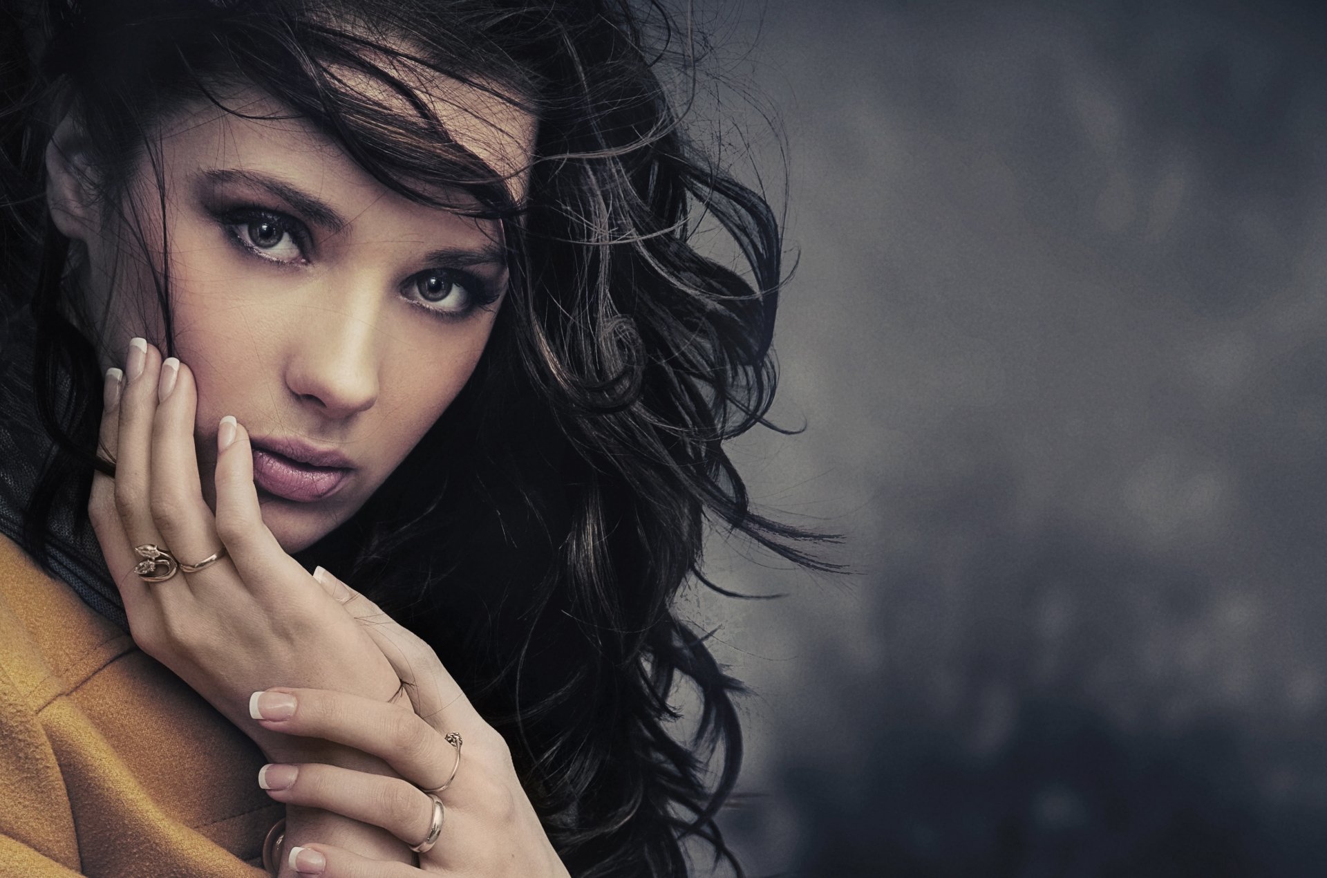 Elegant Womans Face Hd Wallpaper