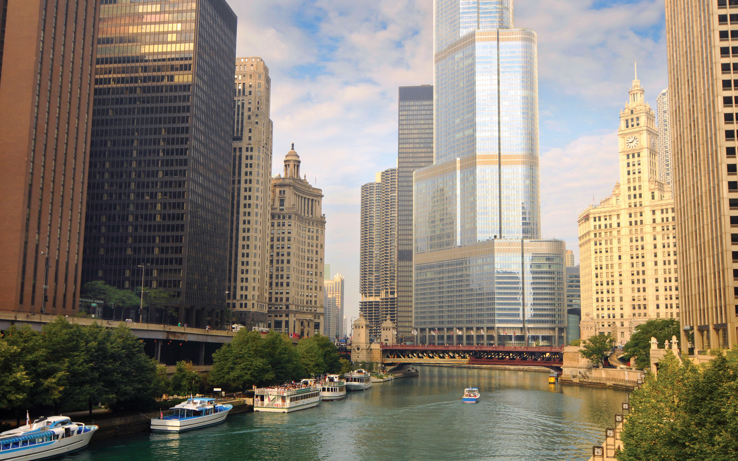 Download Man Made Chicago HD Wallpaper