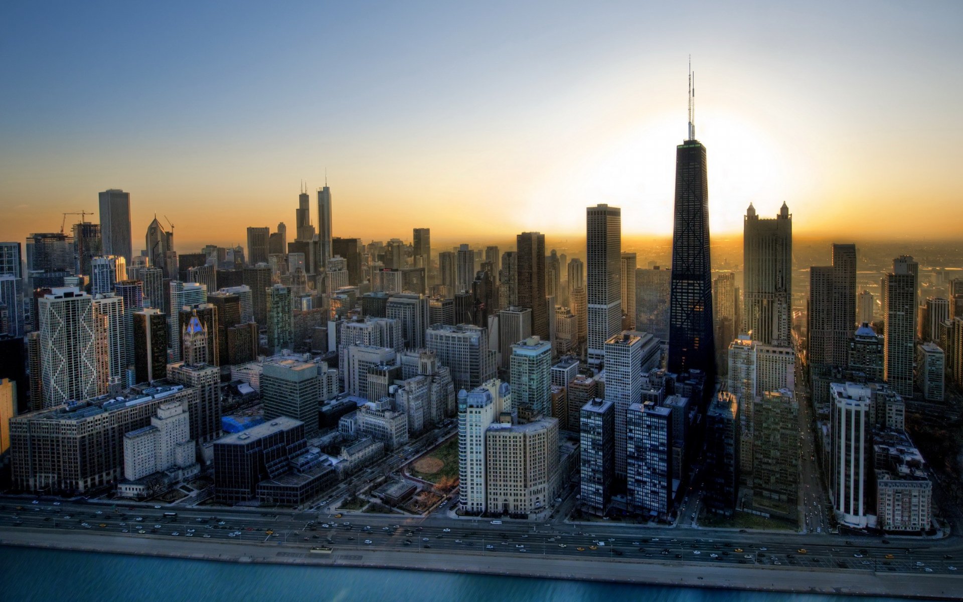 Download Man Made Chicago HD Wallpaper | 2560x1600 | Wallpaper Abyss