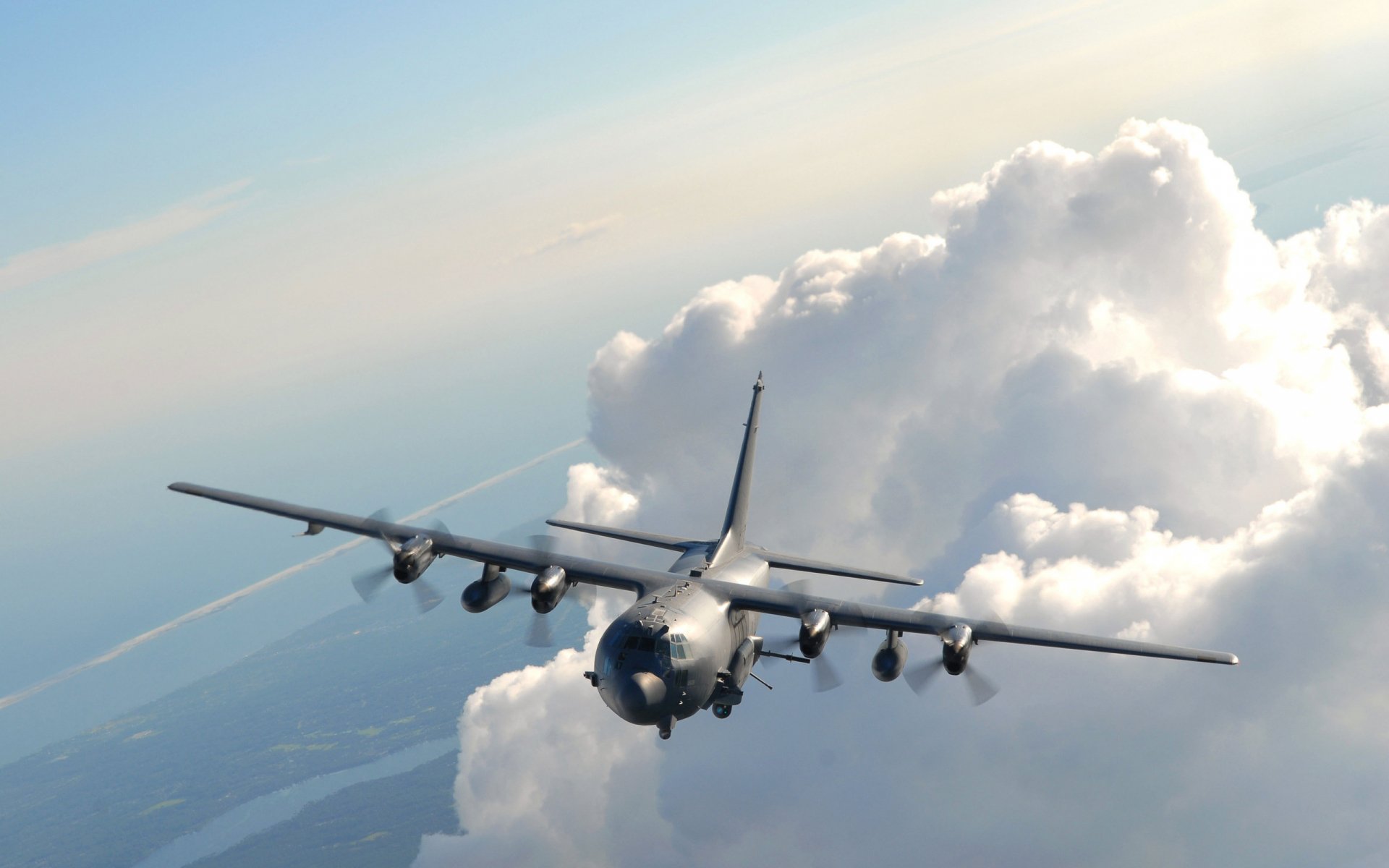 Lockheed AC-130 Military Power HD Wallpaper