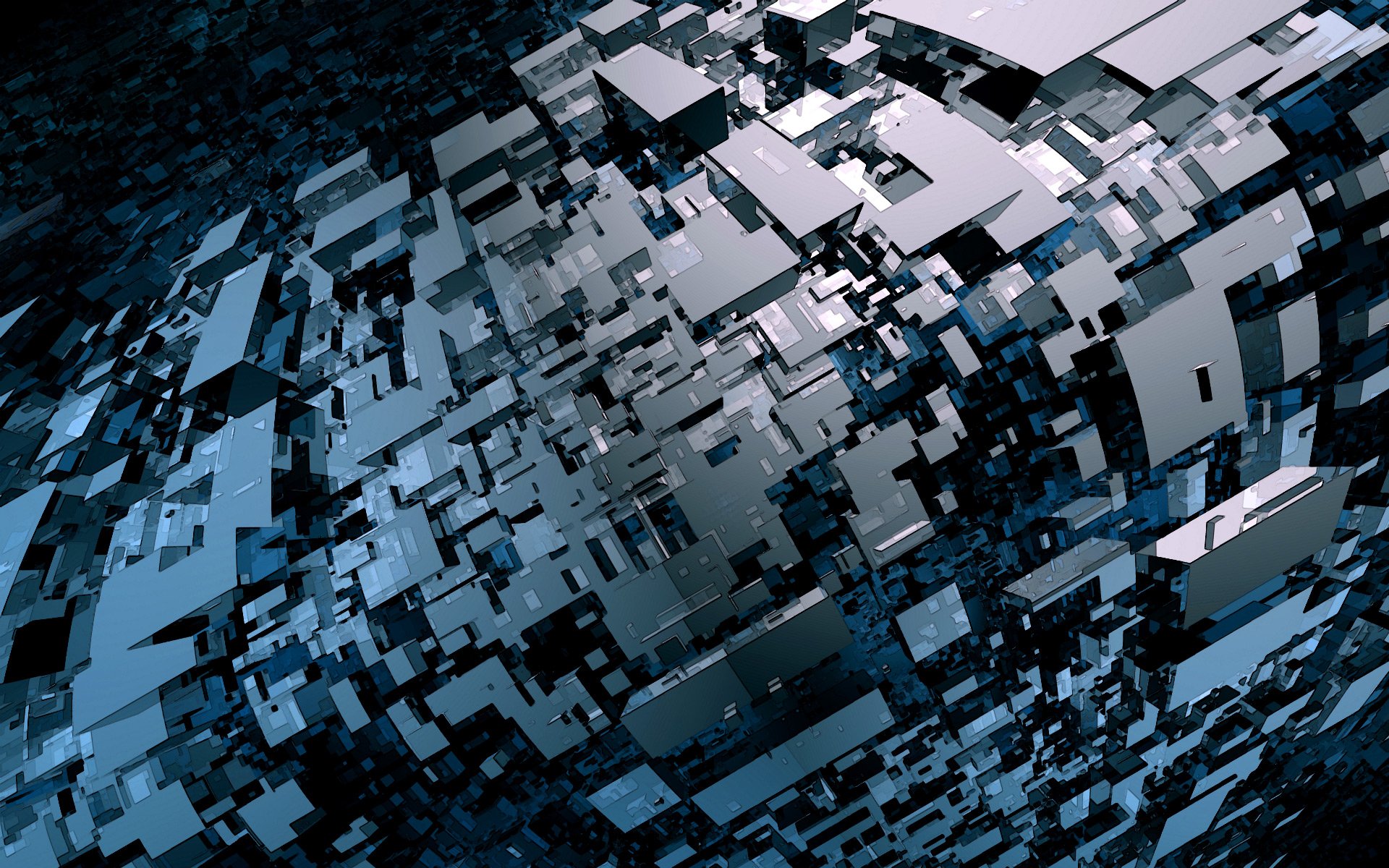 Cool Abstract HD Wallpaper: Digital Dimensions Unleashed