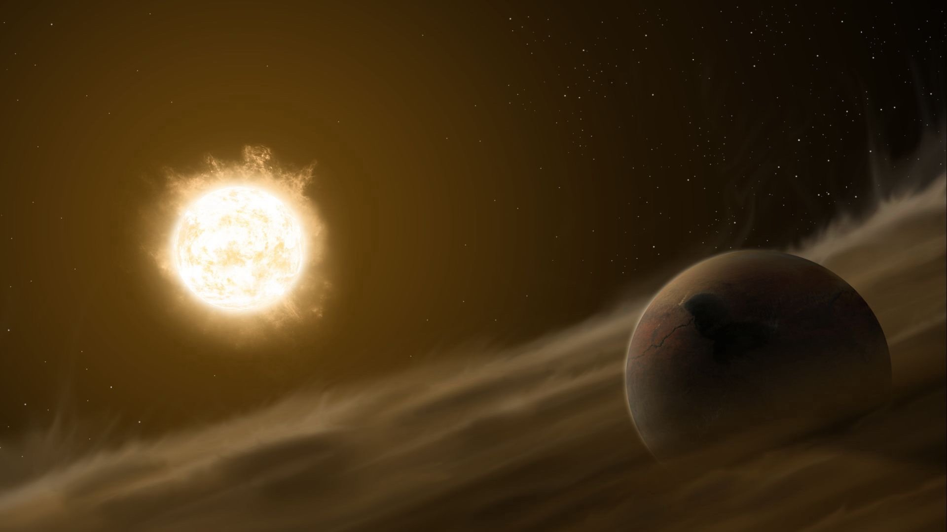 Download Sci Fi Sun HD Wallpaper